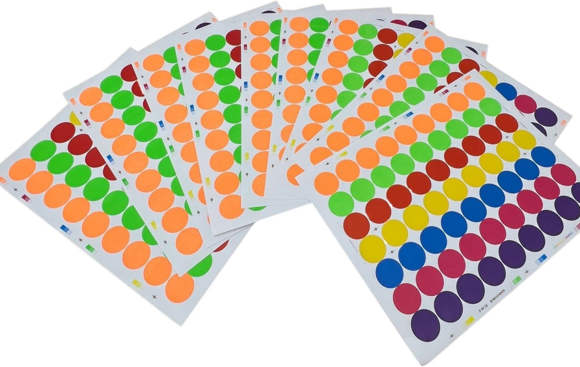 Amazon.com : YUXIANLB White Round Stickers, 1000 Sheets Dot Stickers ...