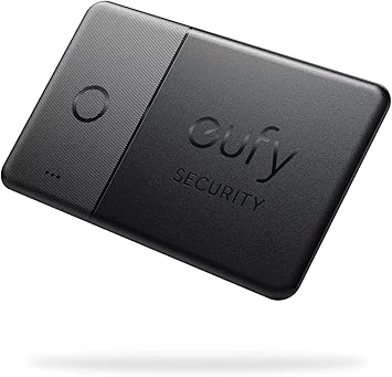 eufy security SmartTrack Card (Black,1-Pack),Works with Apple Find My ...