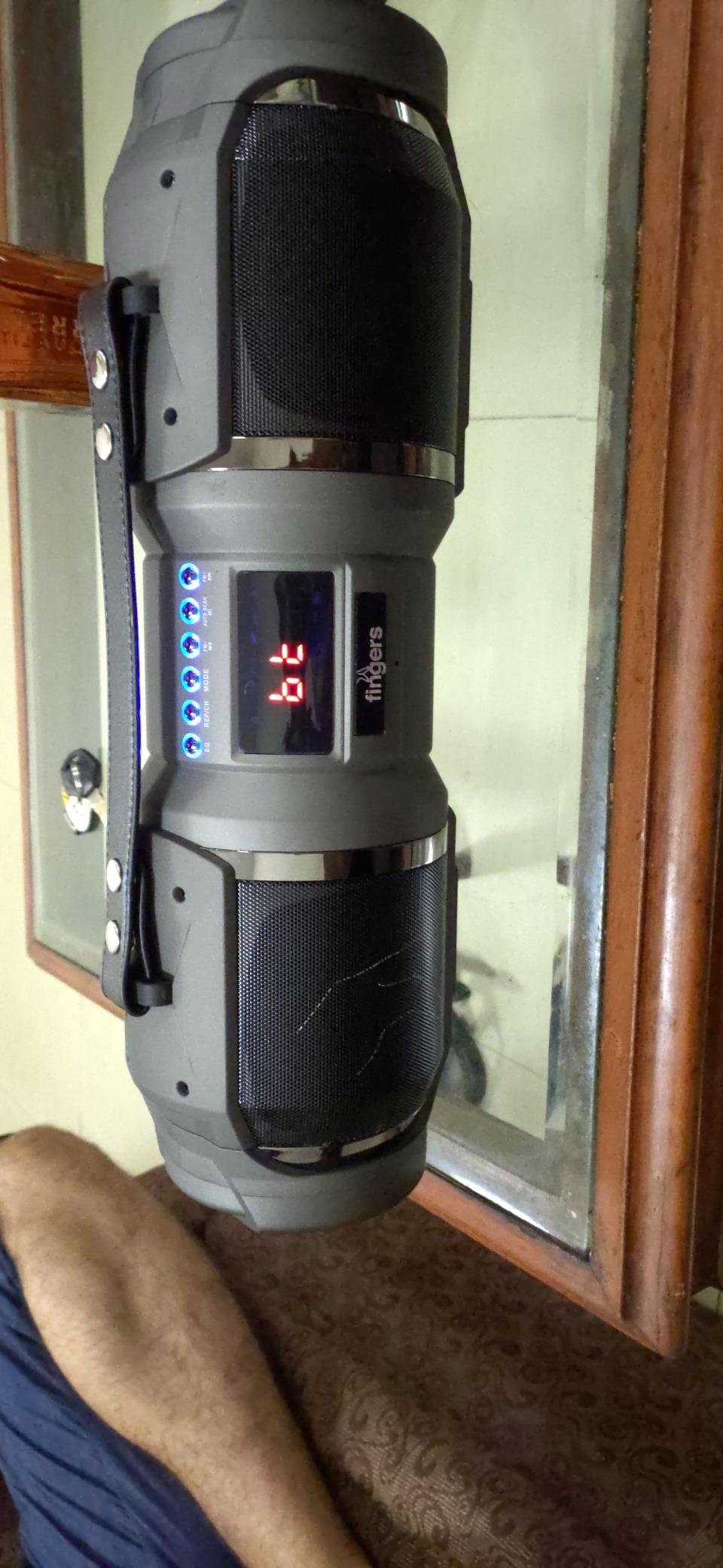 FINGERS Grenade BT5 32 Watt Wireless Bluetooth Portable Speaker (Gun ...