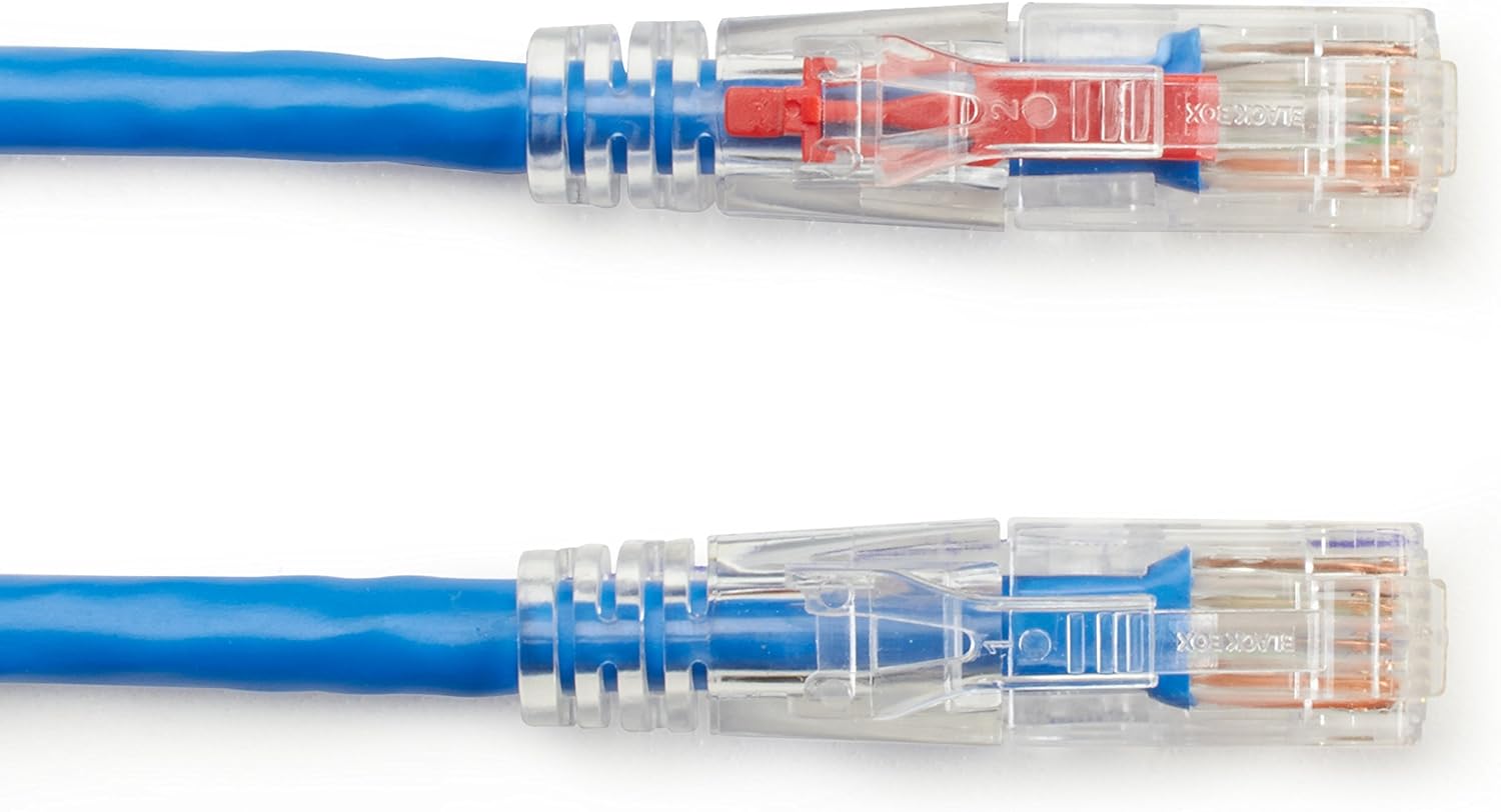 Amazon.com: Black Box Gigabase 3 Cat5e 350-Mhz Lockable Patch Cable ...