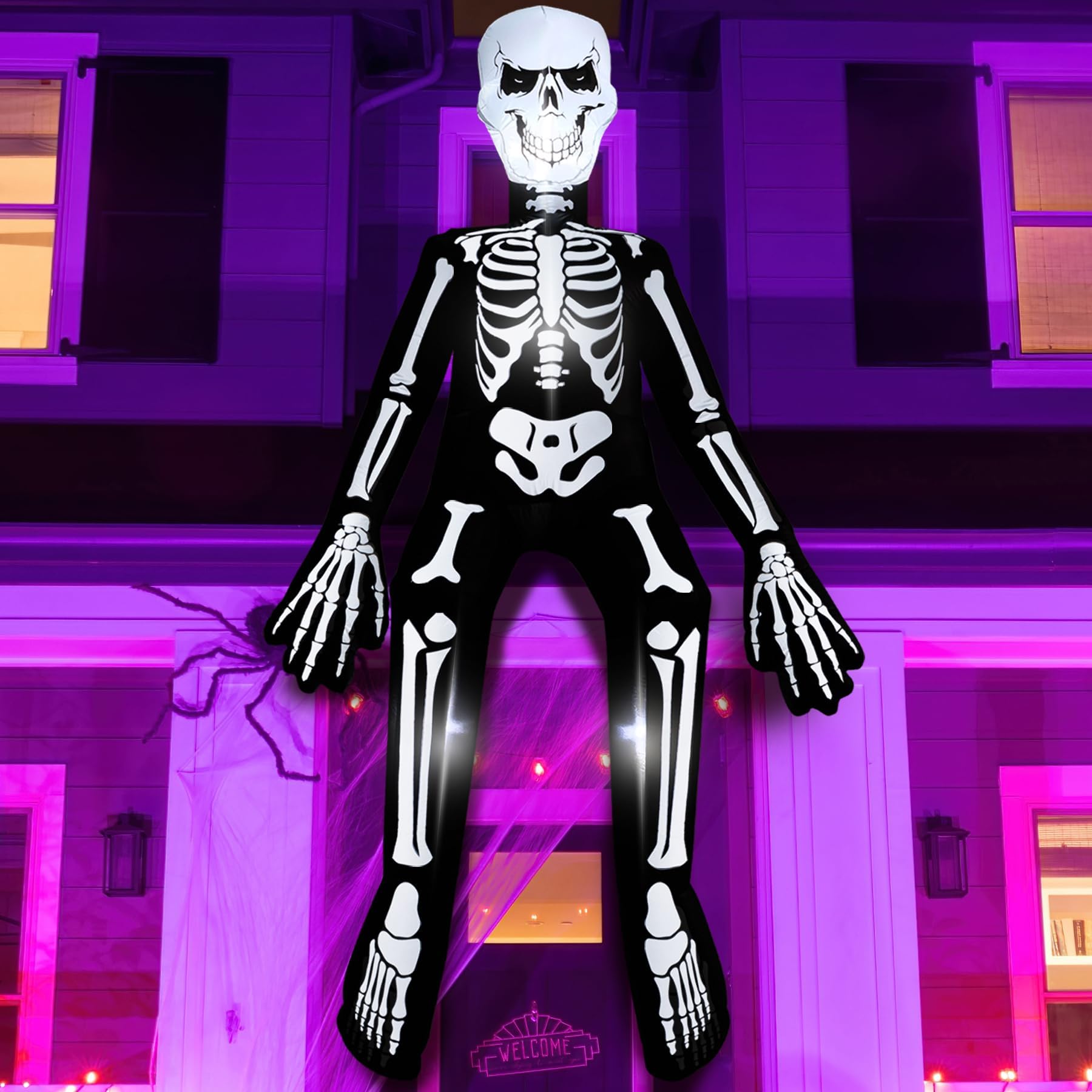 Amazon.com: DomKom Halloween Inflatable Blow Up Decorations, 8FT Giant ...