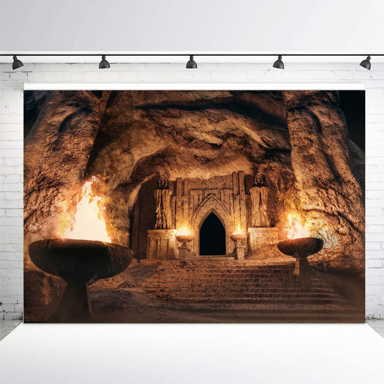Amazon.com : Yeele 10x6.5ft Ancient Cave Entrance Photography Backdrop ...