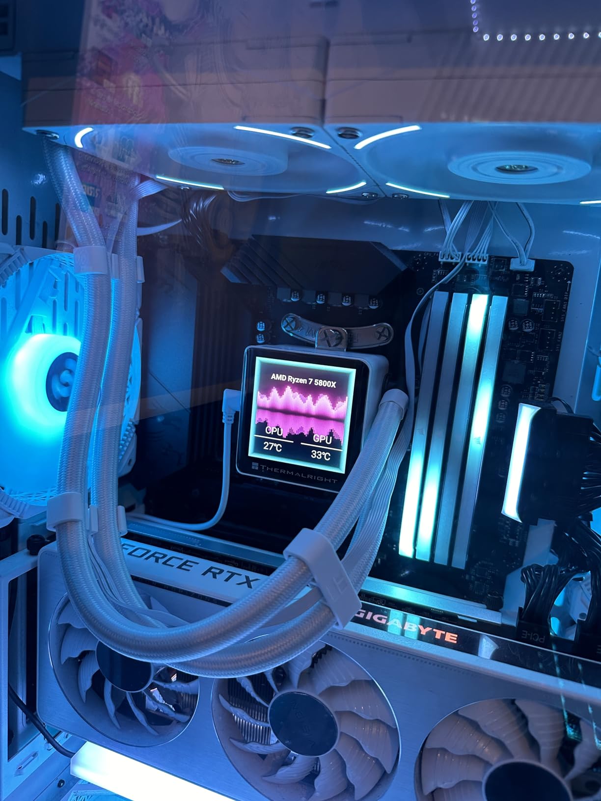 Thermalright Frozen Vision 240 Black AIO Water Cooler,Liquid CPU Cooler ...