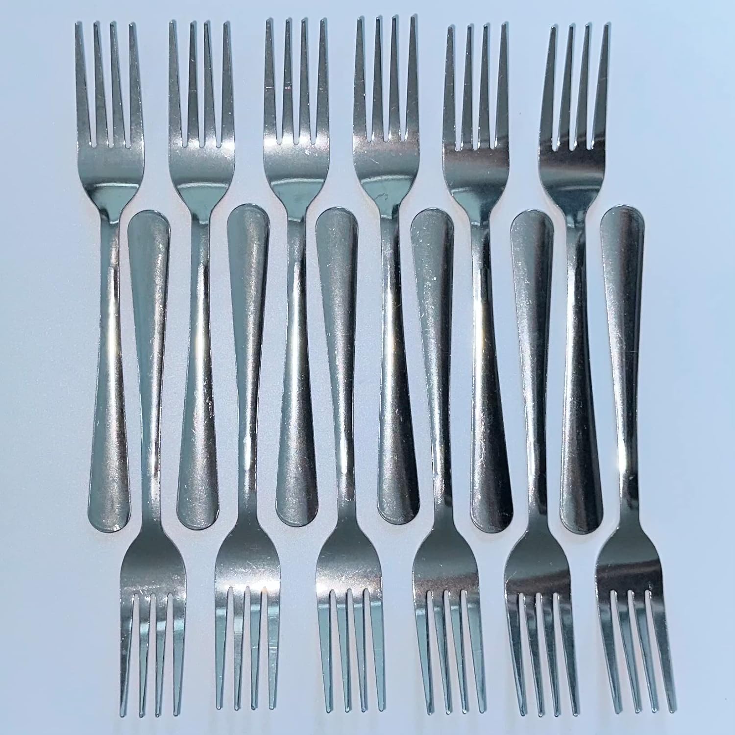 Amazon.com: 12 Set of Windsor 7" Stainless Steel Dinner Forks : Home ...