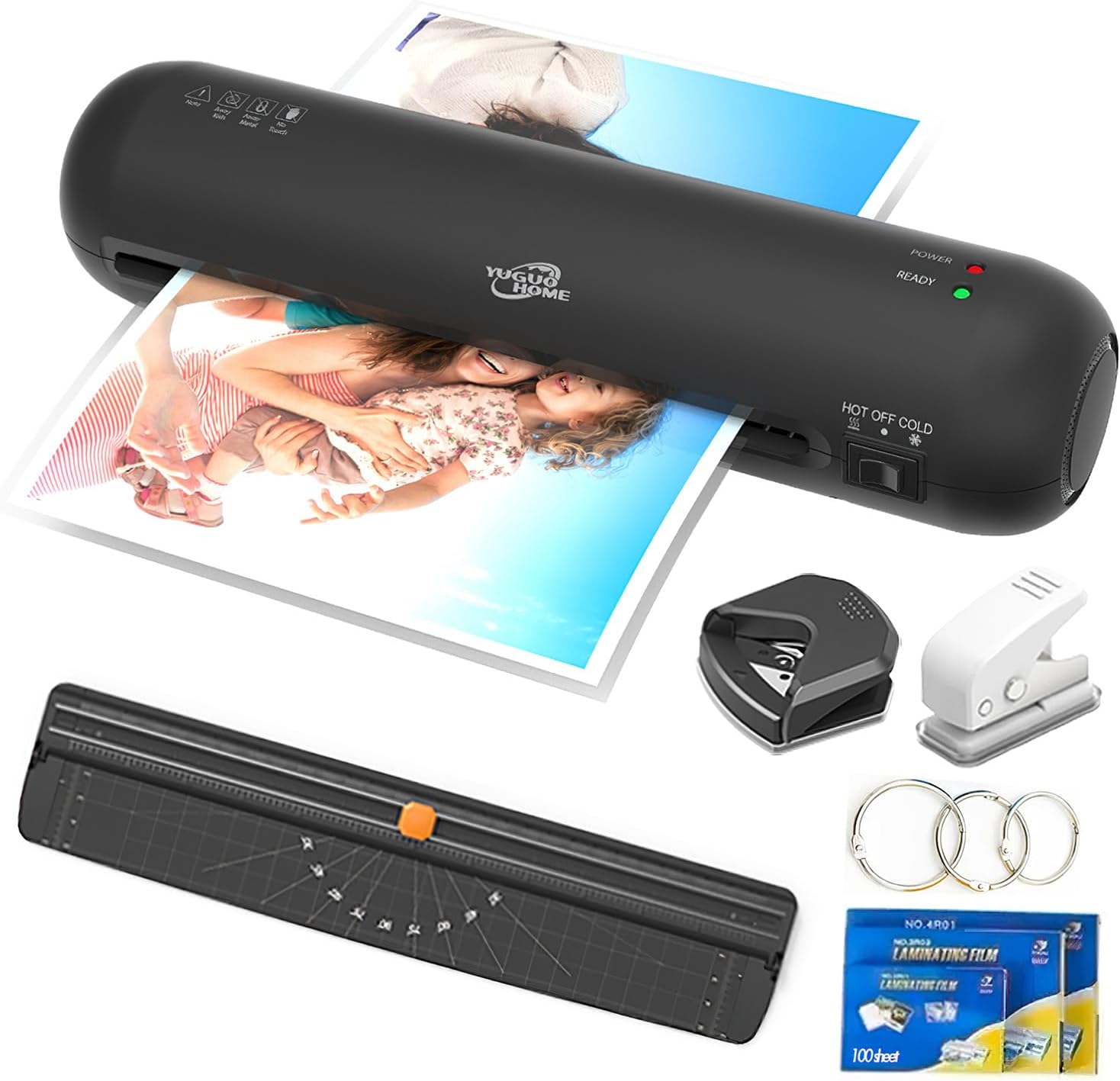 Laminadora Enmicadora Térmica+Cortador de Papel+300 Hojas Laminadoras ...