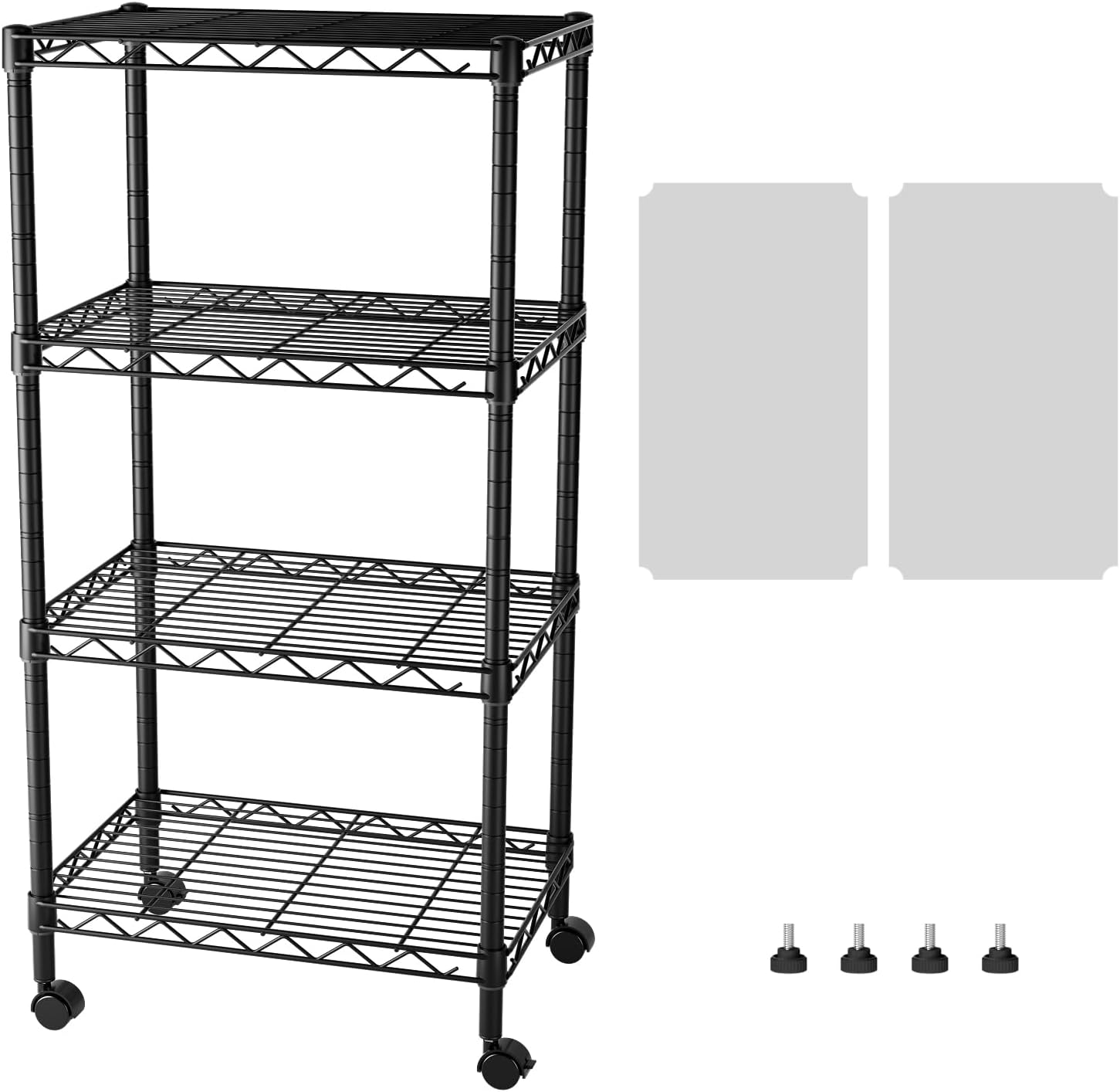 Amazon.com: SINGAYE 4 Small Shelves Storage Shelf Wire Shelving Unit ...