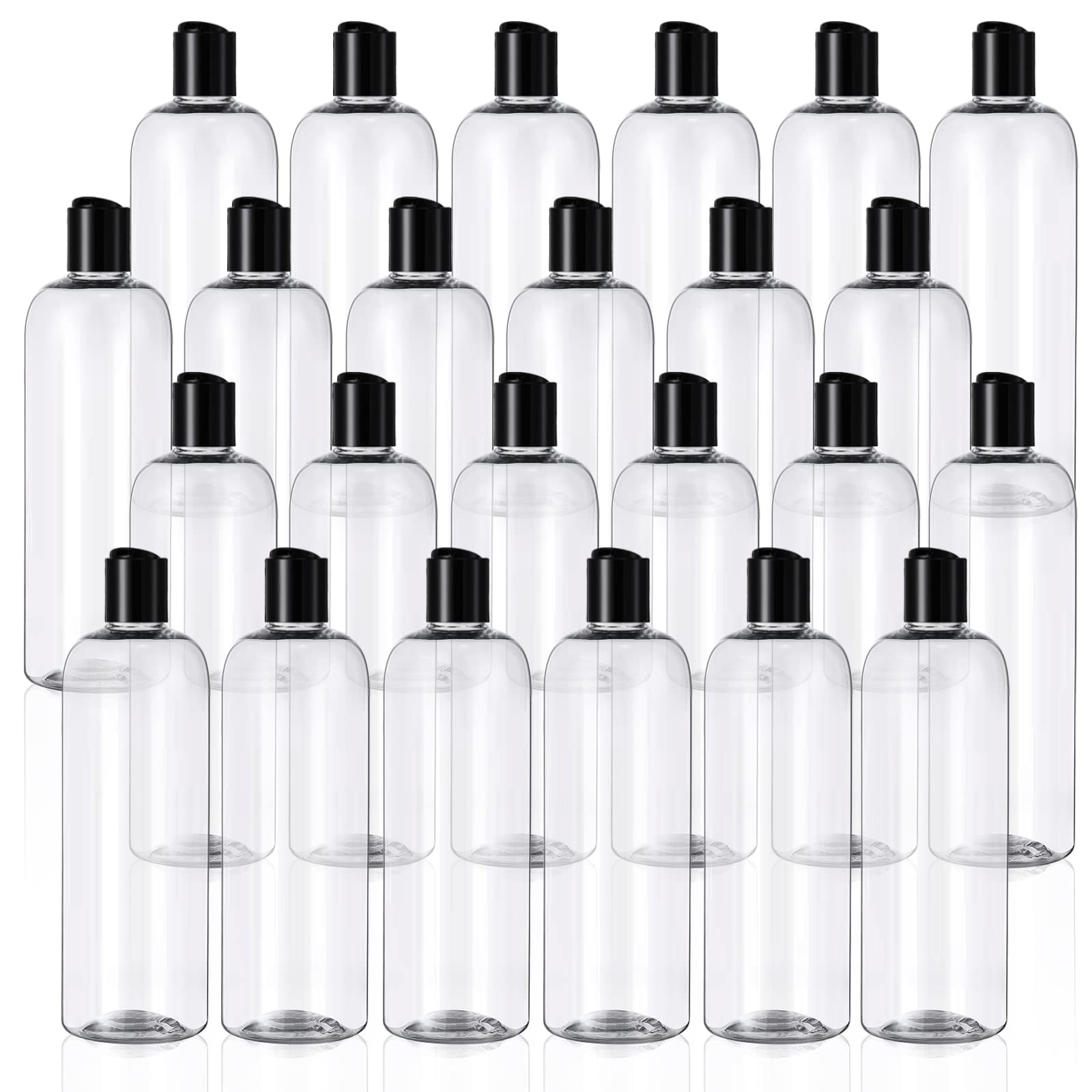 Amazon.com: Nuenen 24 Pieces Plastic Empty Bottles Clear Squeeze Travel ...