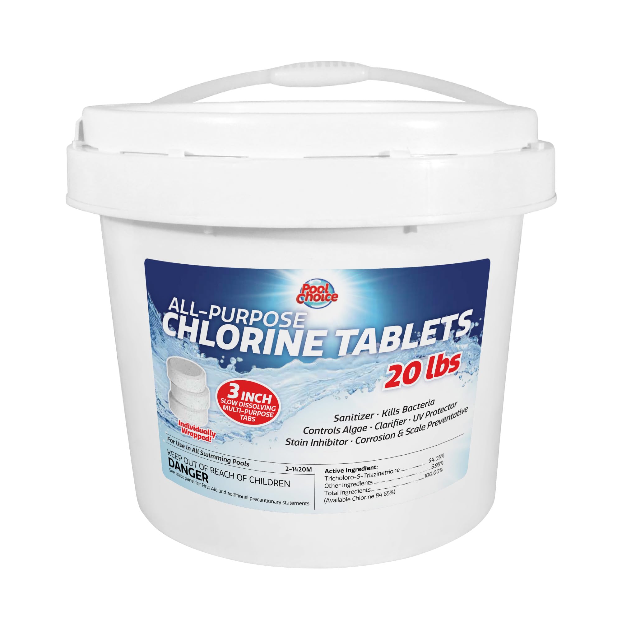 Snapklik.com : SpaChoice 20-Pounds All-Purpose Pool Chlorine Tablets