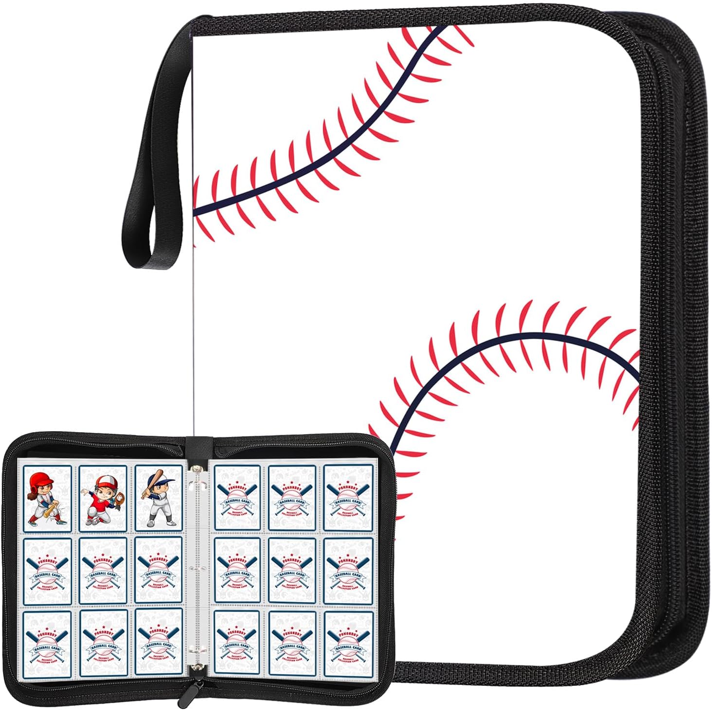 Amazon.com: 900 Pockets Baseball Card Binder for Trading Cards, Display ...
