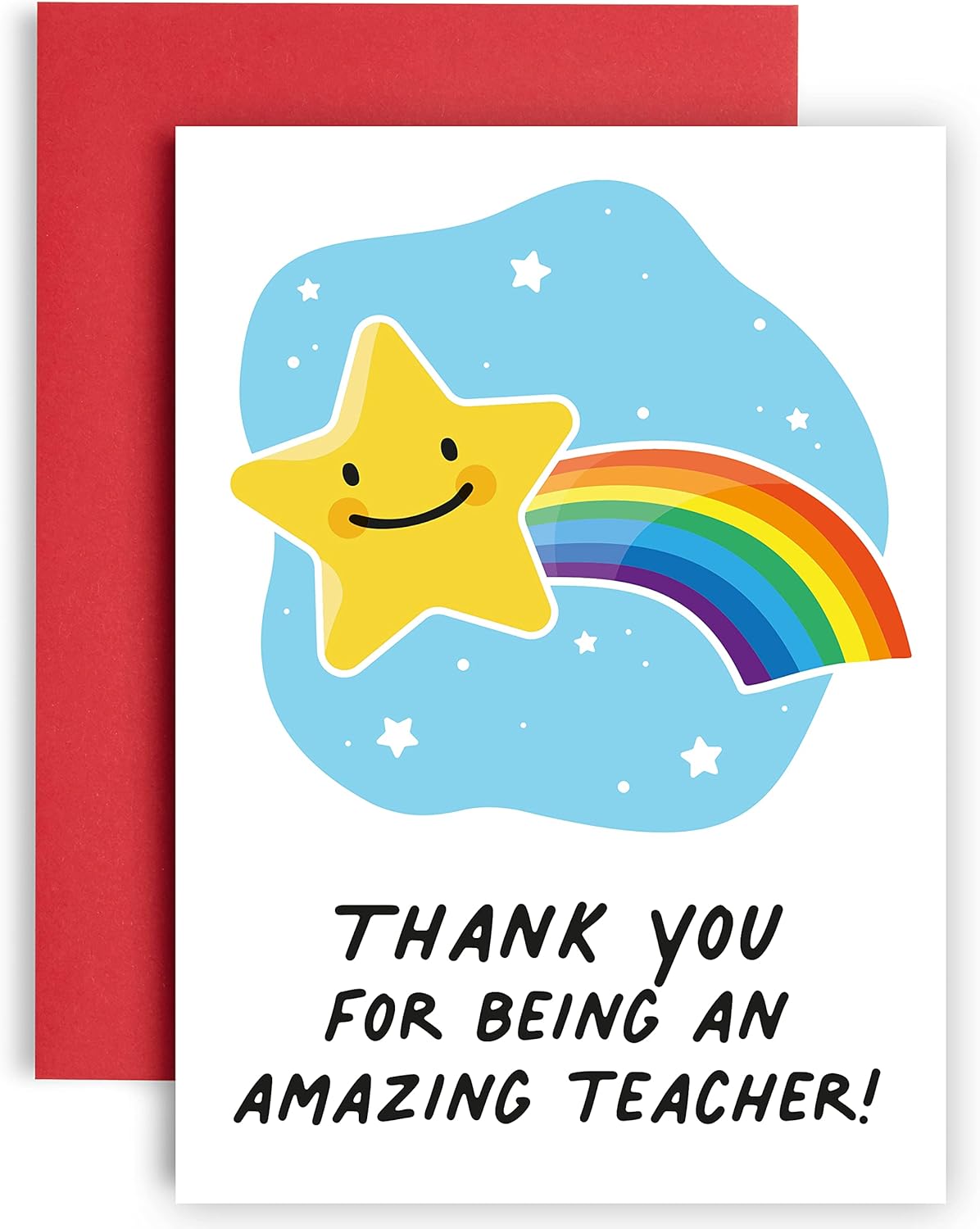 Amazon.com : Huxters Thank You Teacher Card – Thank You Teacher ...