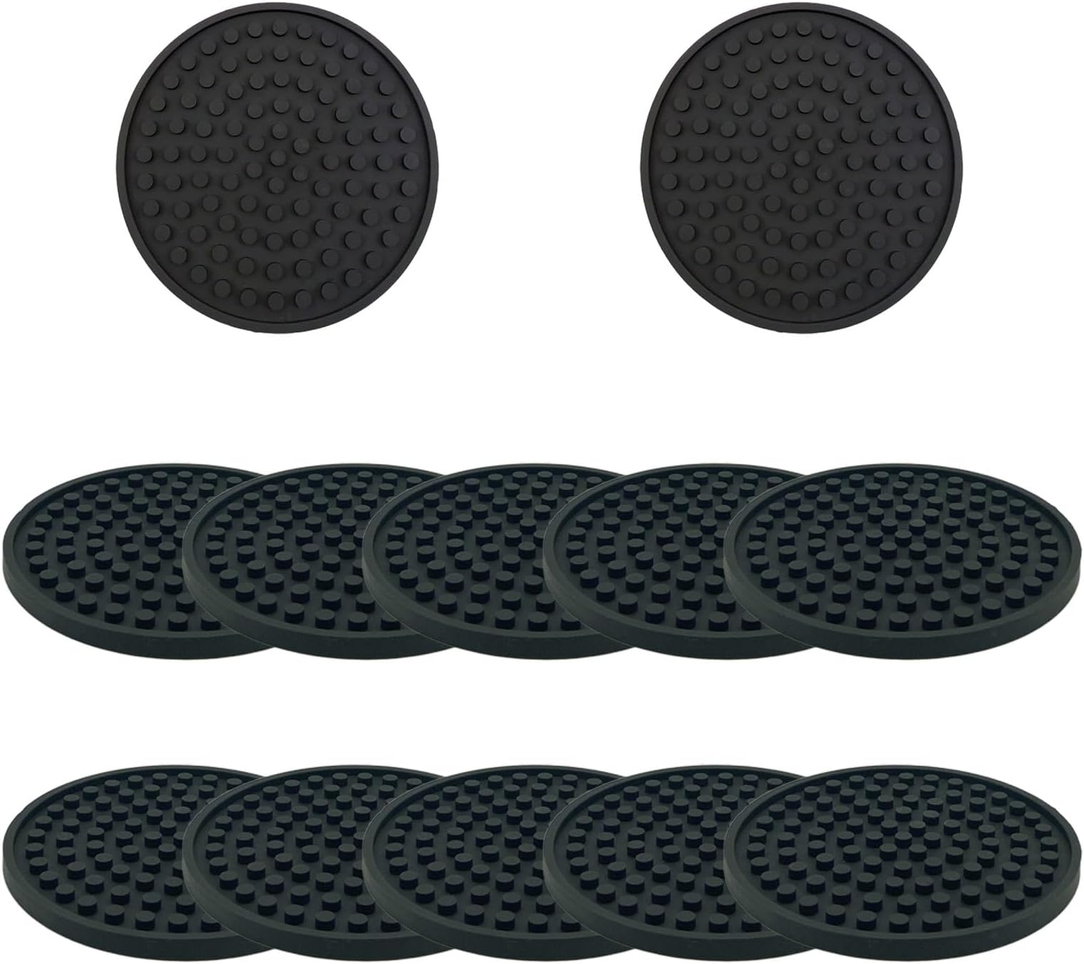 Amazon.com: Silicone Coasters Set of 12 with Holder,Coasters for Drinks ...