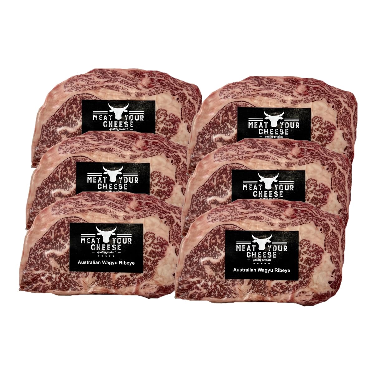 Amazon.com: Australian Wagyu Ribeye Steak x 2 Packs of 14-16 oz ...