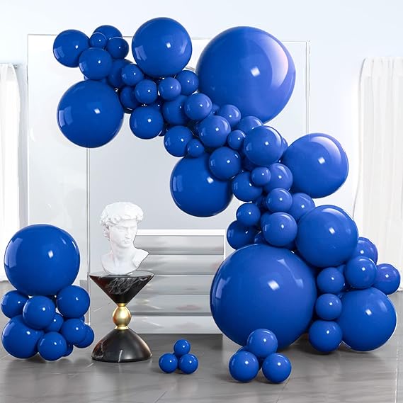 Amazon.com: PartyWoo Royal Blue Balloons, 100 pcs Blue Balloons ...