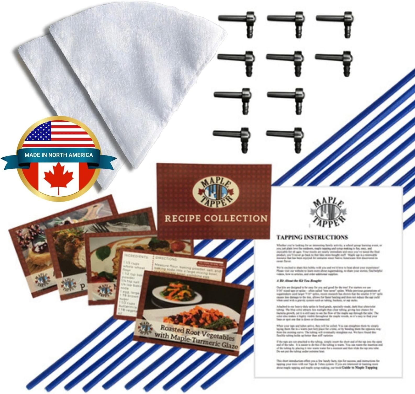 Amazon.com: Maple Syrup Tapping Kit - (10) Taps for Maple Trees, (10) 3 ...