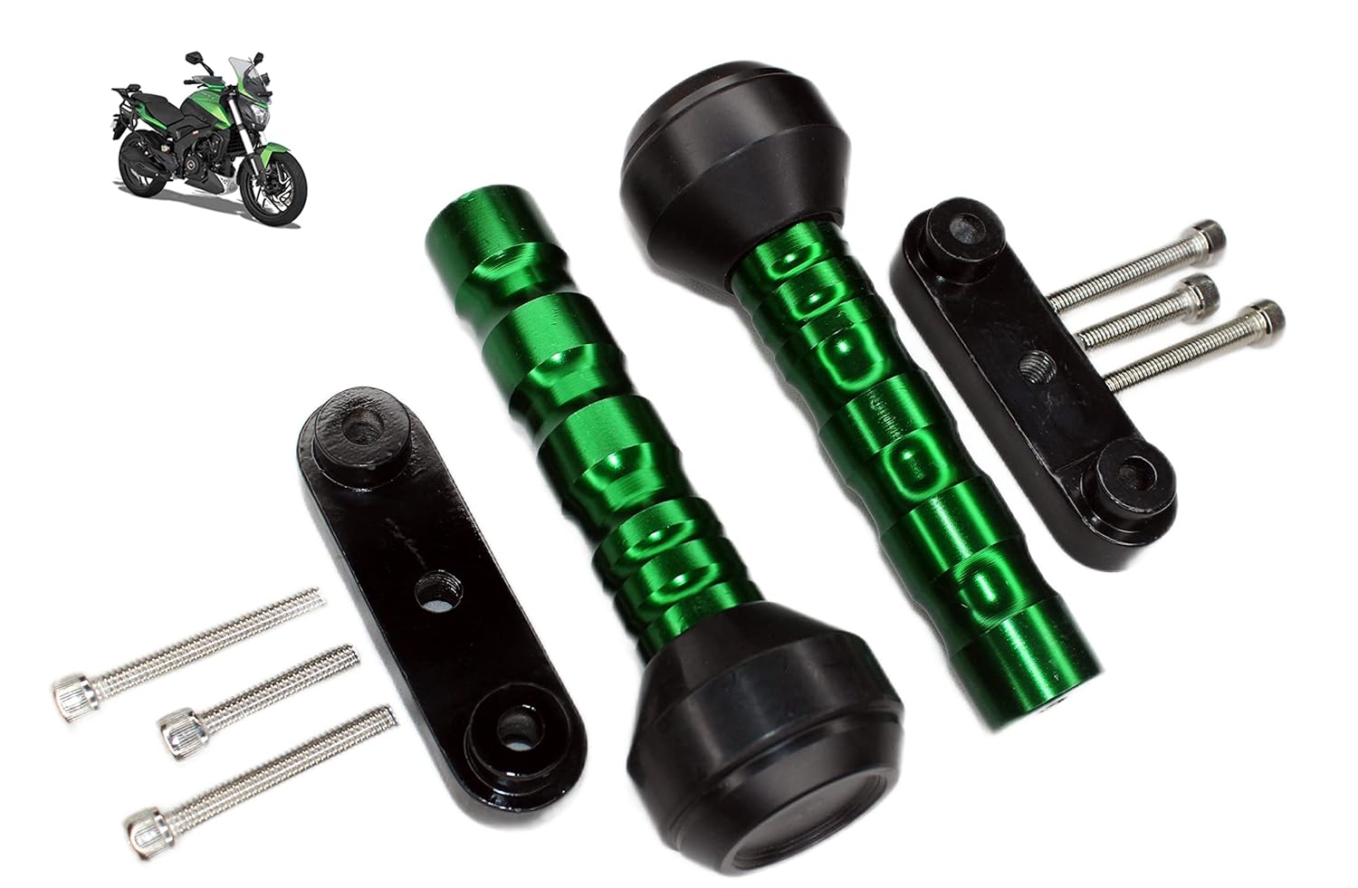 OBEROI'S TRADERS Dominar 250/400 Heavy Duty Bike CNC Frame Sliders ...