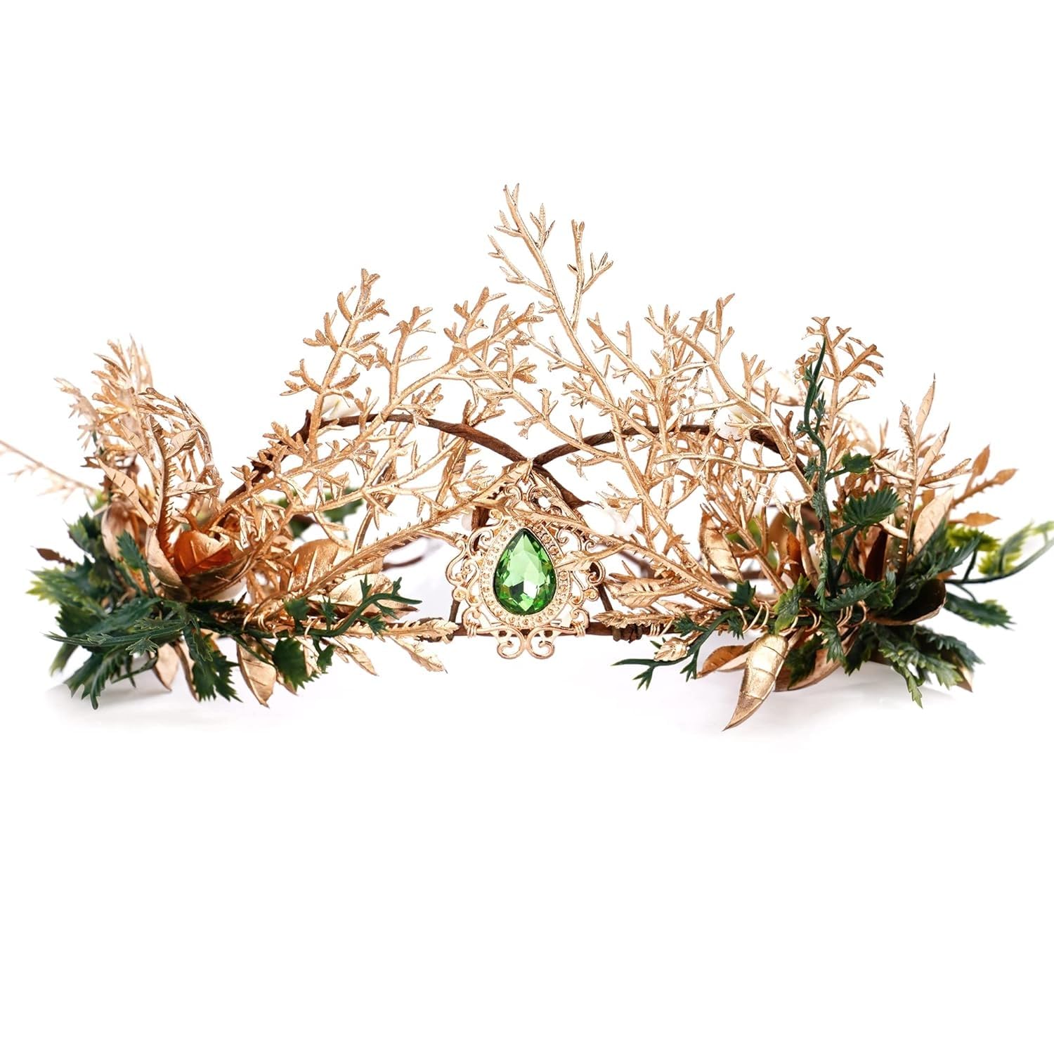 MOSTORY Handmade Woodland Crown for Men Wedding Elf Forest Crown ...