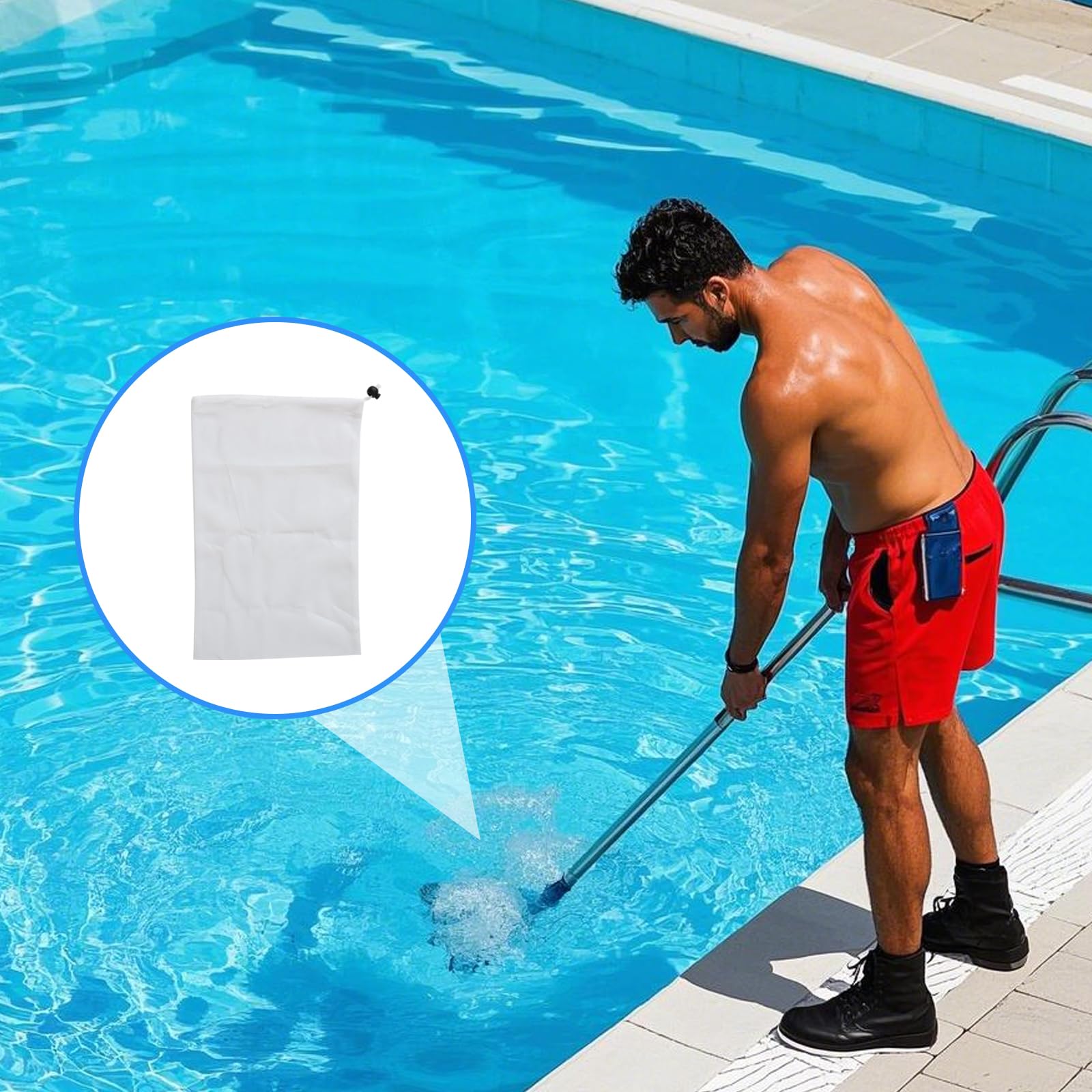 Snapklik.com : POOLAZA Pool Vacuum Bag Replacement, All Purpose ...