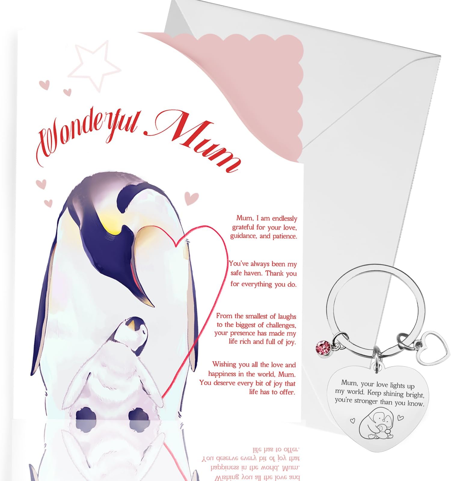 Mothers Day Card & Gift for Mum – Happy Birthday & Christmas Card with ...