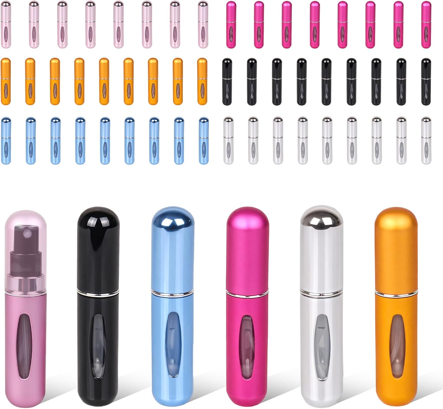 Amazon.com: 60PCS 5ml Refillable Perfume Atomizer Bottles Bulk, Empty ...
