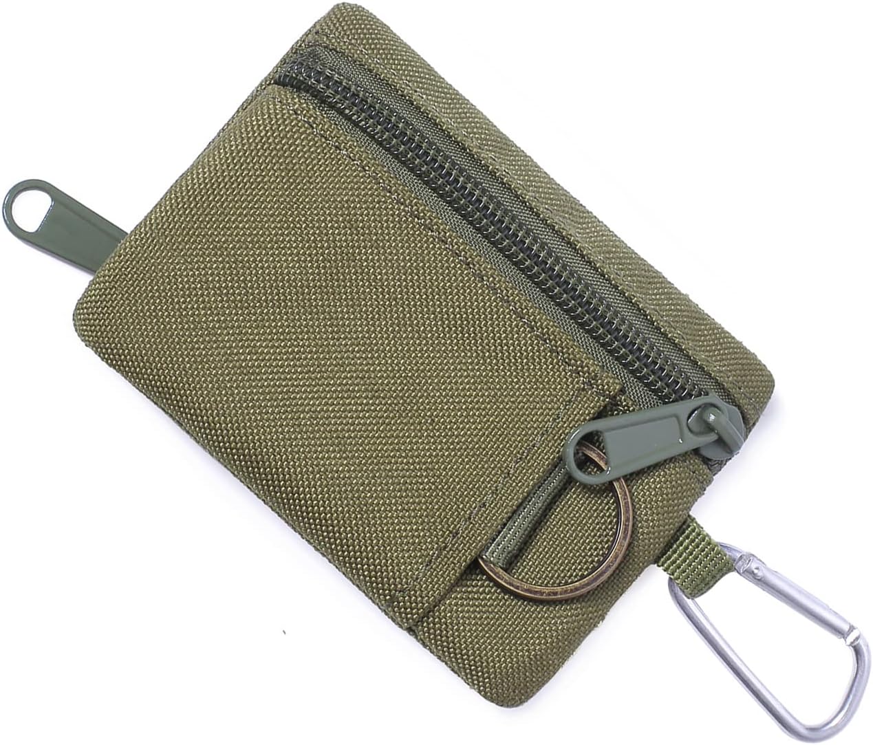 Coin Purse Compartment Design Wallet Pouch Polyester Zipper Pouch with ...