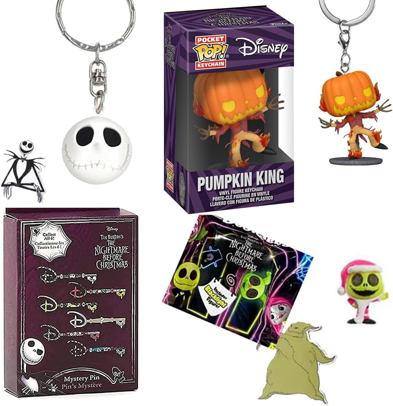 Amazon.com: Unlock Jack Skellington Pop! Mini Figure Hanger Bundled ...