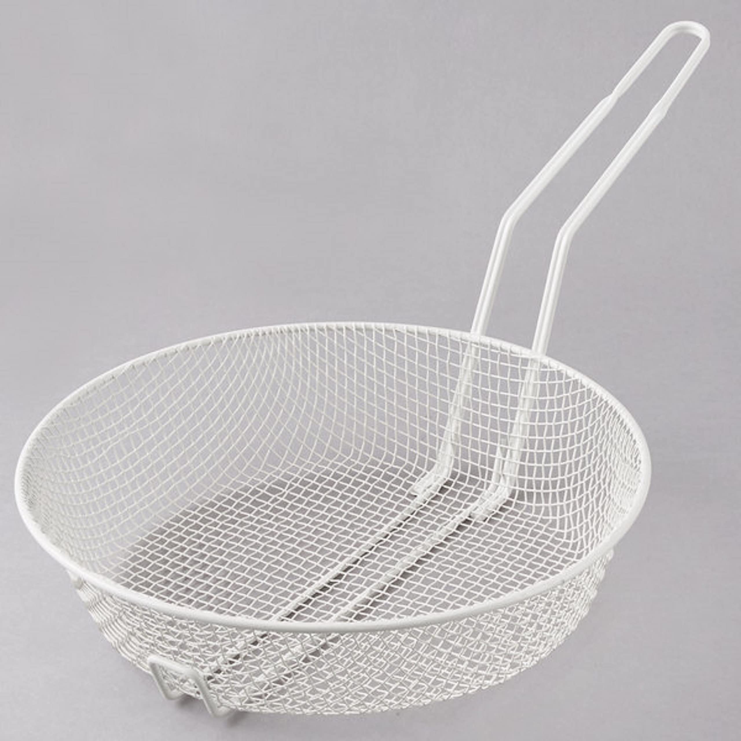 Snapklik.com : 12” Round Breading Basket Medium Mesh 3" Deep- Culinary ...