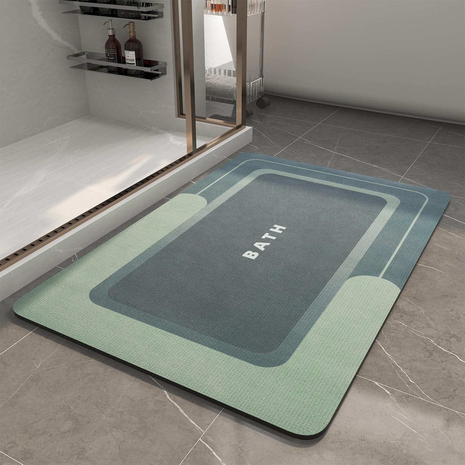 Amazon.com: MontVoo-Bath Mat-Bath Rug Non Slip Super Absorbent Stain ...