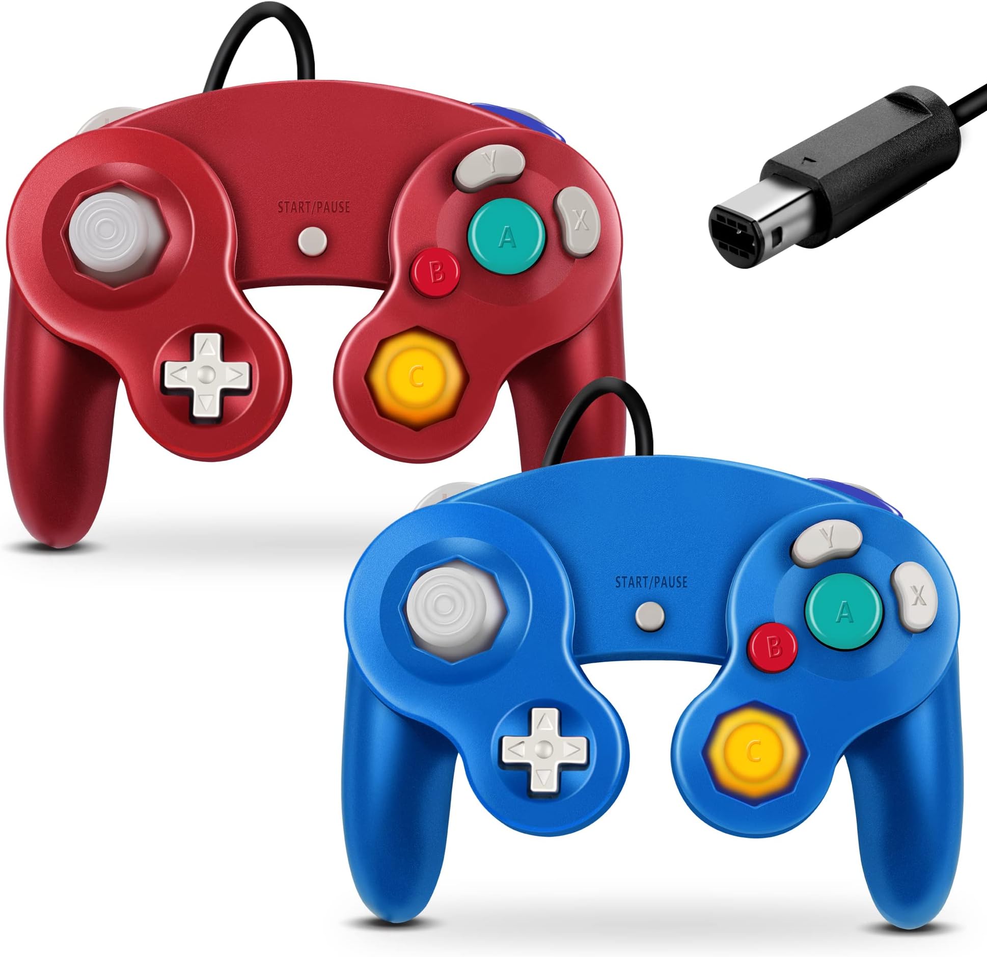 Amazon.com: FIOTOK Gamecube Controller, Classic Wired Controller for ...