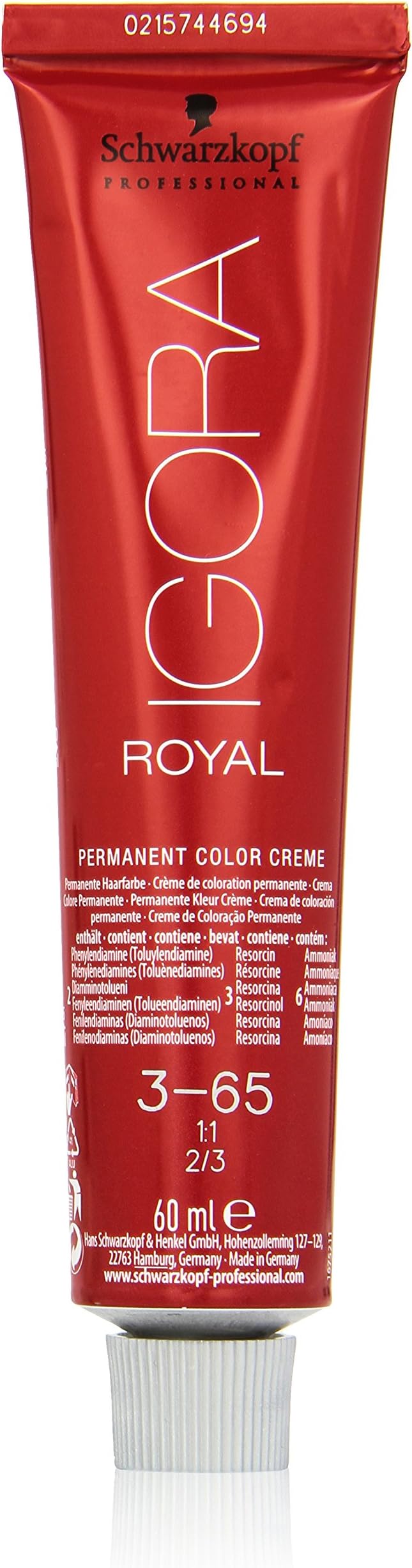 Amazon.com : Schwarzkopf Igora Royal Permanent Creme Hair Color 2oz ...