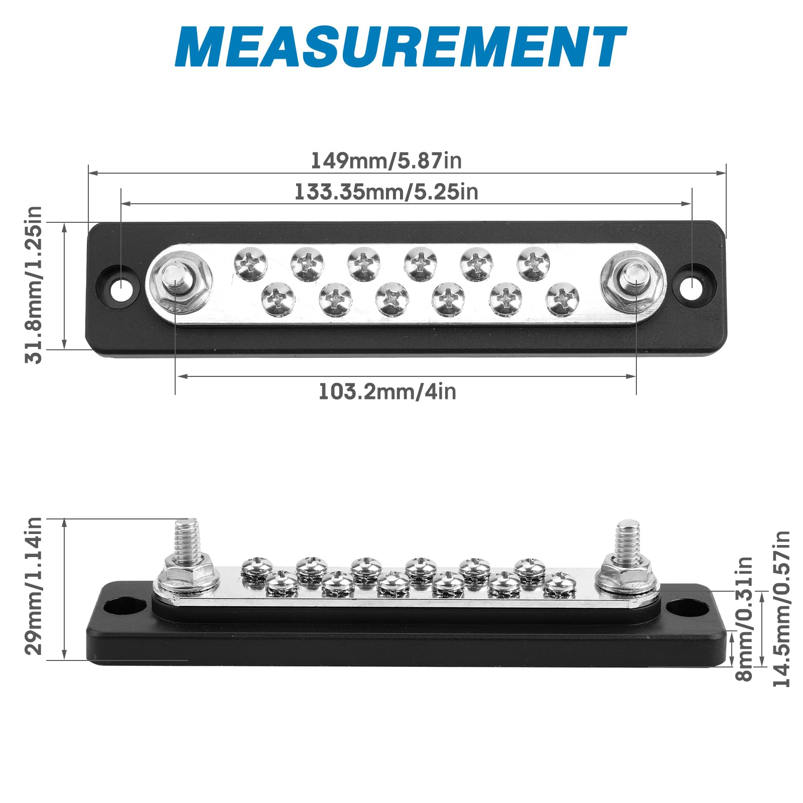 Snapklik.com : GLOSO Common Bus Bar Power Distribution Block Marine ...