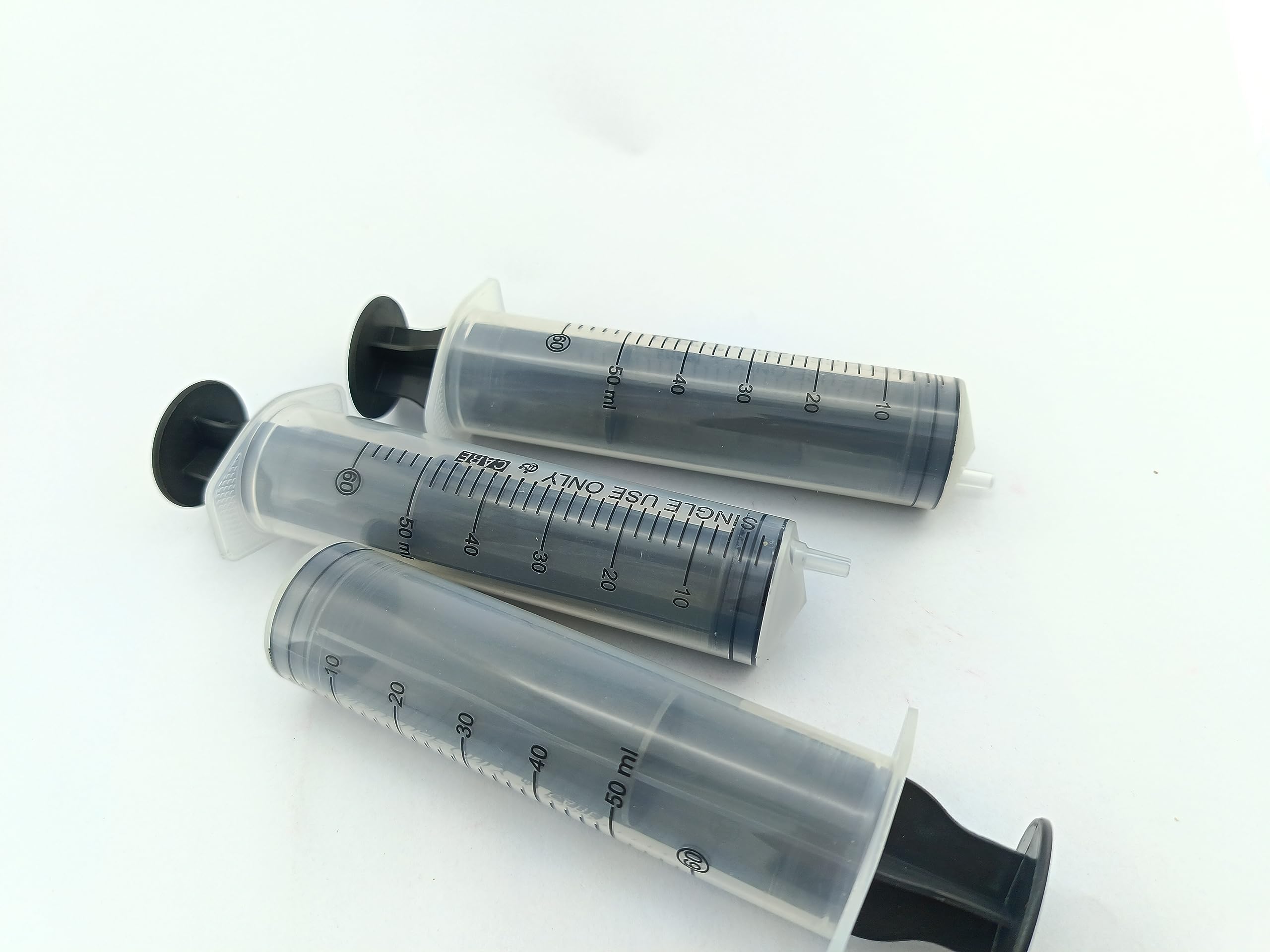 advancedestore 50ml Plastic Disposable Injector Animal Syringe Bird ...