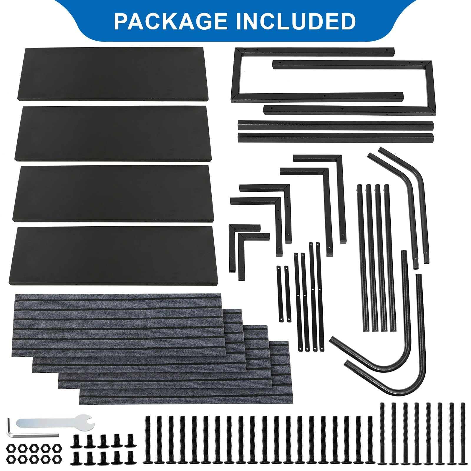 RV Steps with Handrail, Hot Tub Steps, Upgraded 4 Tier Heavy duty Steel ...