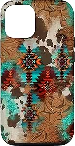 Amazon.com: iPhone 14 Western Retro Cowhide Cowgir Boho Cowboy Country Case : Cell Phones ...