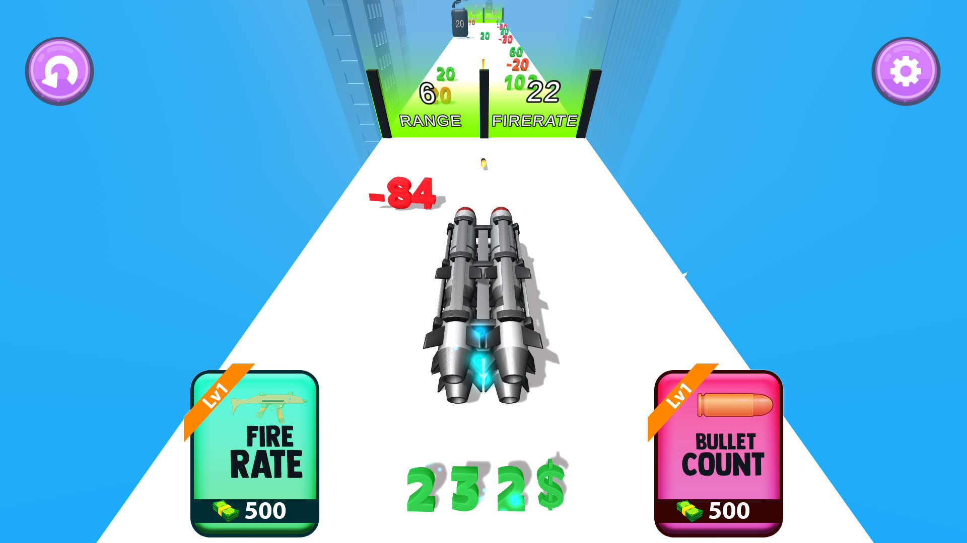 Digit Gun Shooter Rush: Merge Number Master 3D - Money Shooter Weapon ...
