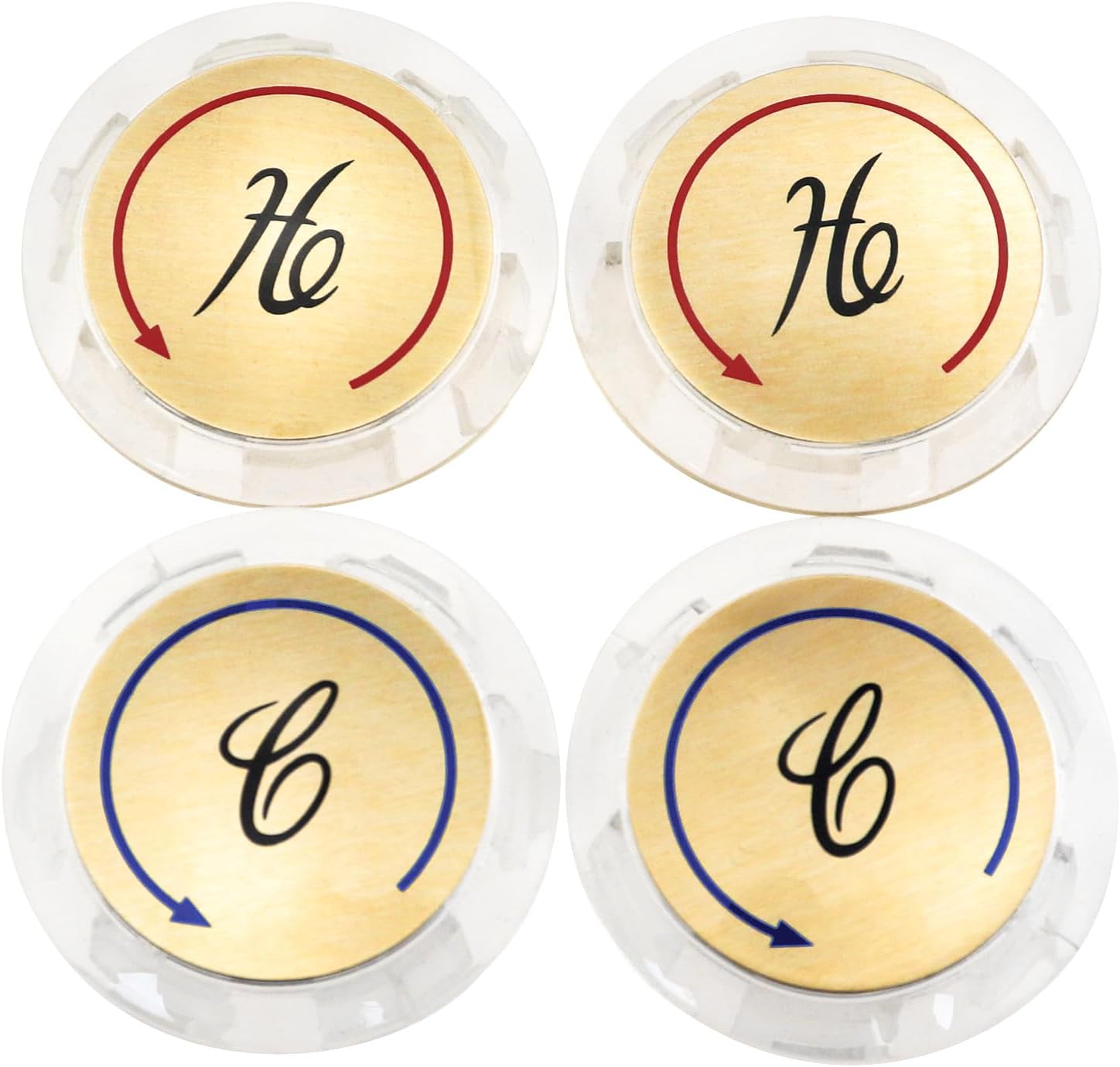 CChiai 4PCS 1-3/16 Inch Inner Diameter Faucet Index Buttons Universal ...