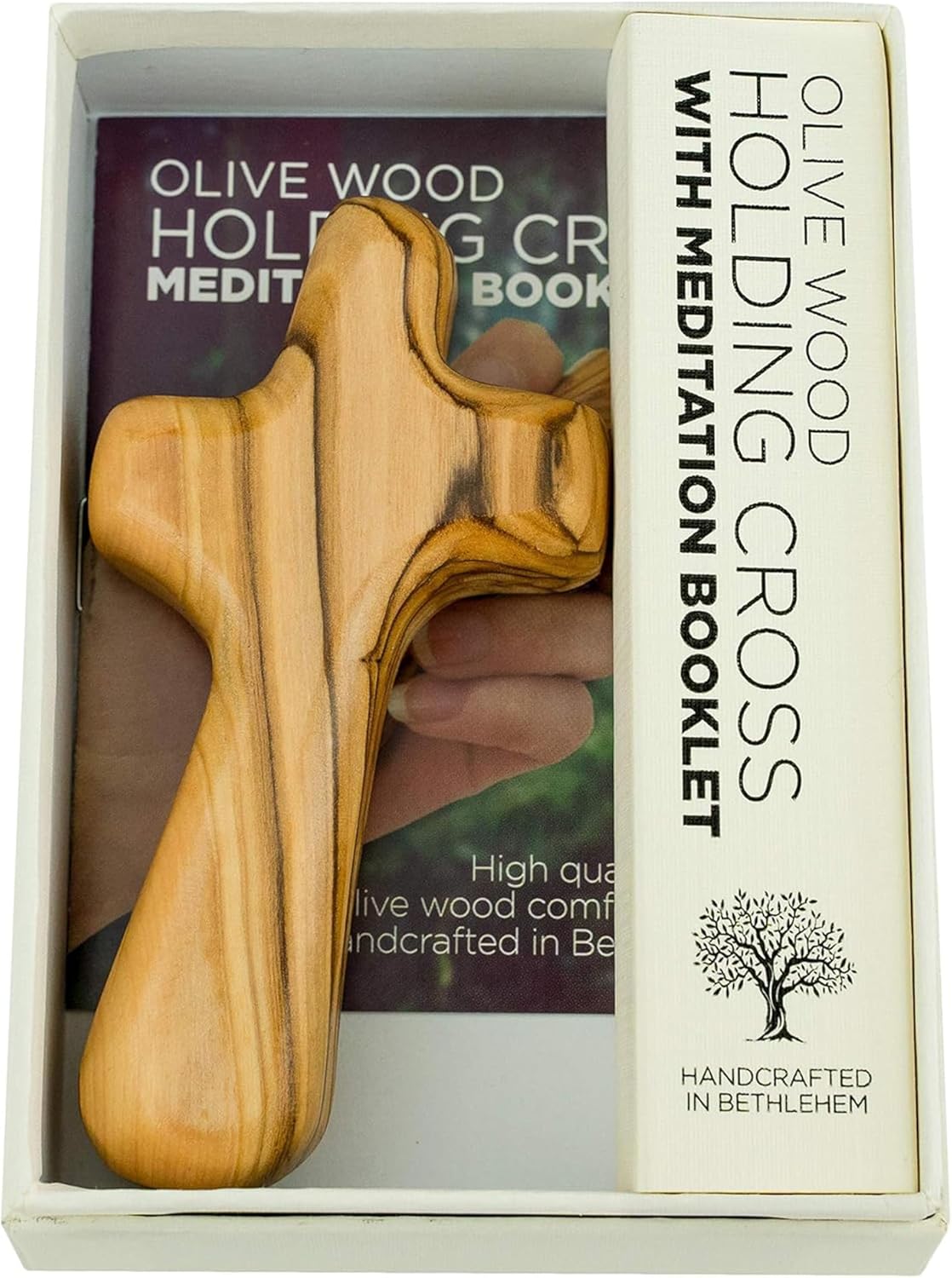 Amazon.com: Deluxe Holding Cross Prayer Cross for Hand w/ Gift Box ...