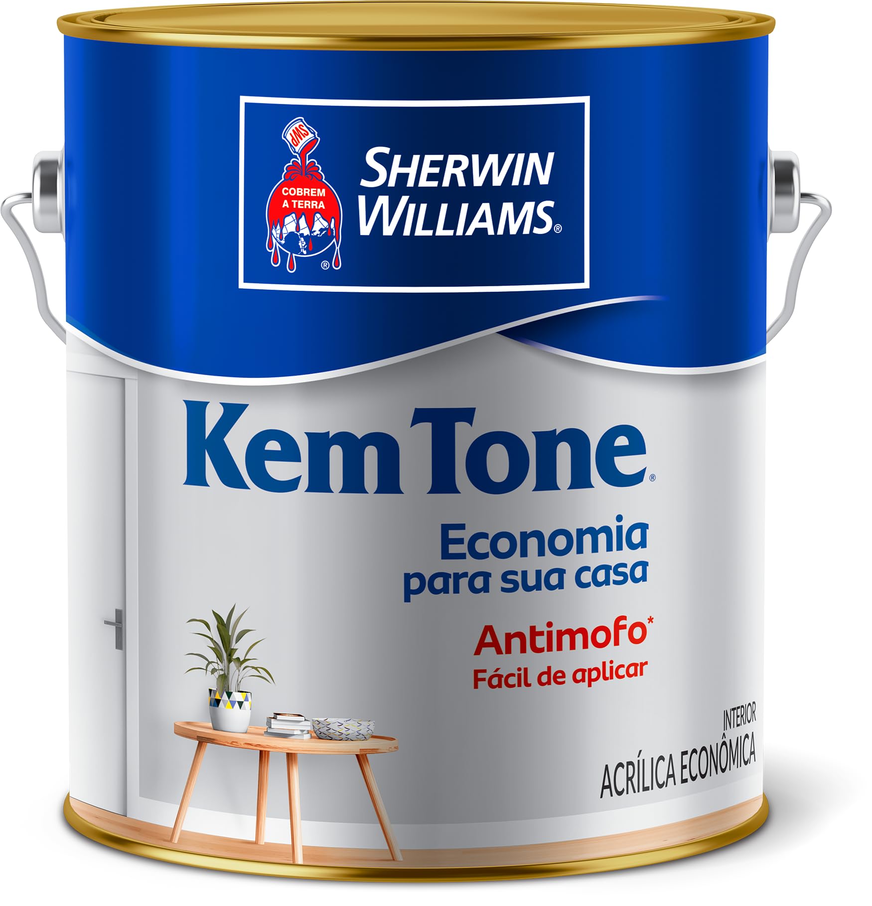 KEMTONE FOSCO BRANCO 3,6 LITROS : Amazon.com.br: Papelaria e Escritório