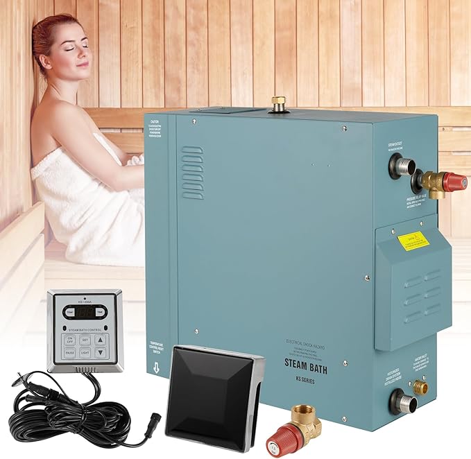 VARIPOWDER 9kw Steam Shower Generator for Bath Sauna SPA, Steam Shower ...