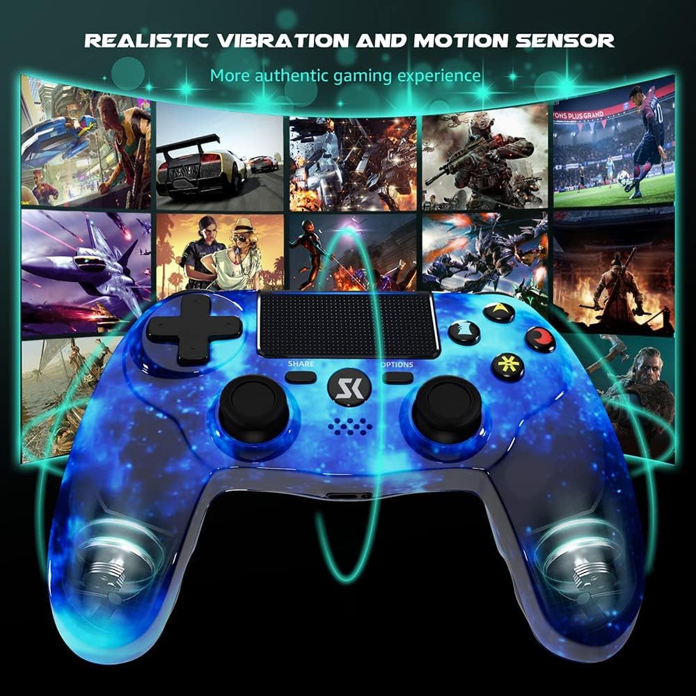 Snapklik.com : Controller For PS4, Wireless Controller 2 Pack For Sony ...