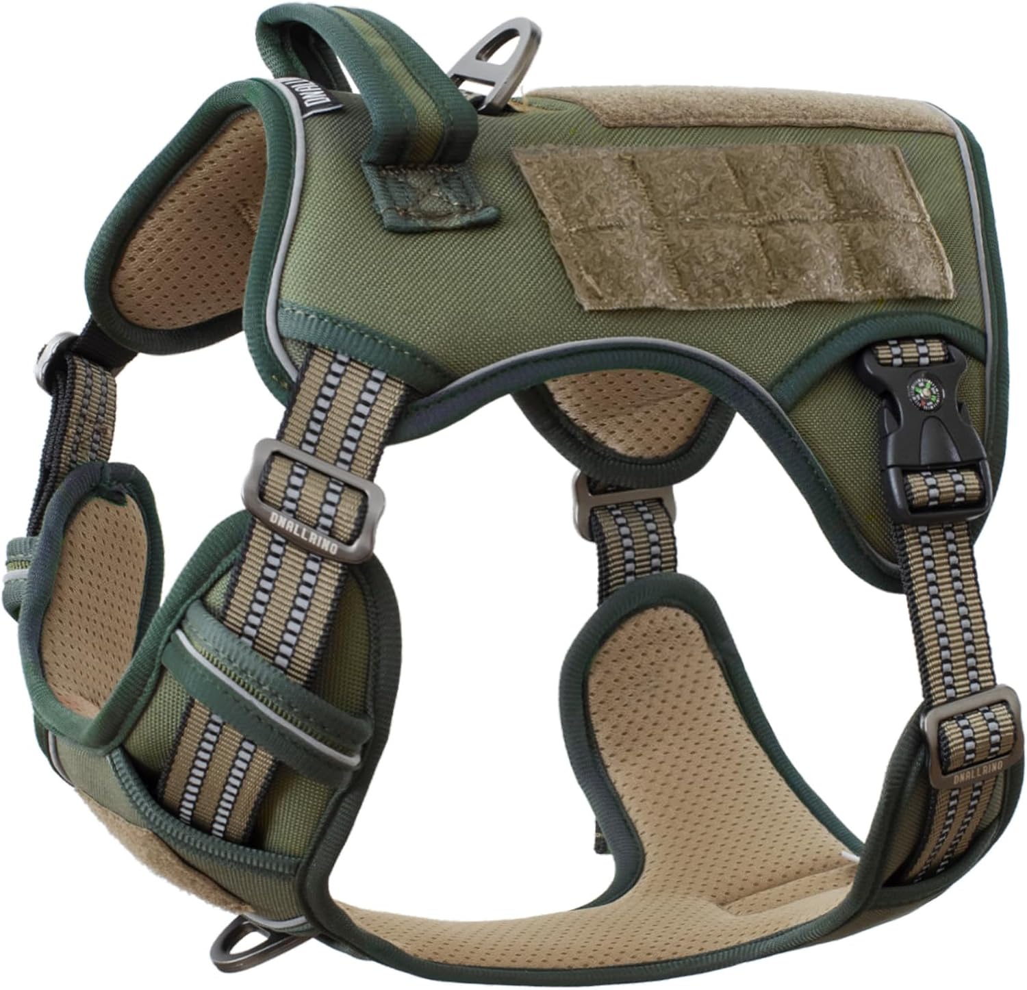 Amazon.com : DNALLRINO Tactical Dog Harness for Medium Large Dogs ...