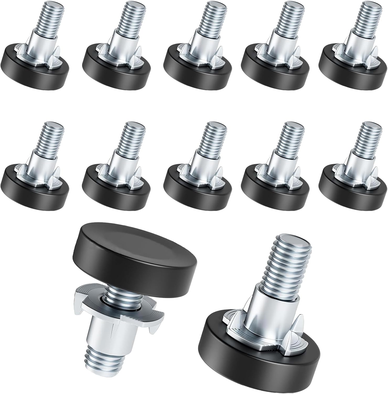 Amazon.com: Celuisiva 1/4" Thread Leveling Feet, 12 PCS Adjustable ...