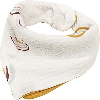 Amazon.co.jp: [Milue] ベビーよだれかけ 男の子 女の子用 通気性 両面よだれよだれかけ げっぷ布 調節可能なスナップボタン付き 幼児授乳用バンダナ よだれよだれかけ 女の ...