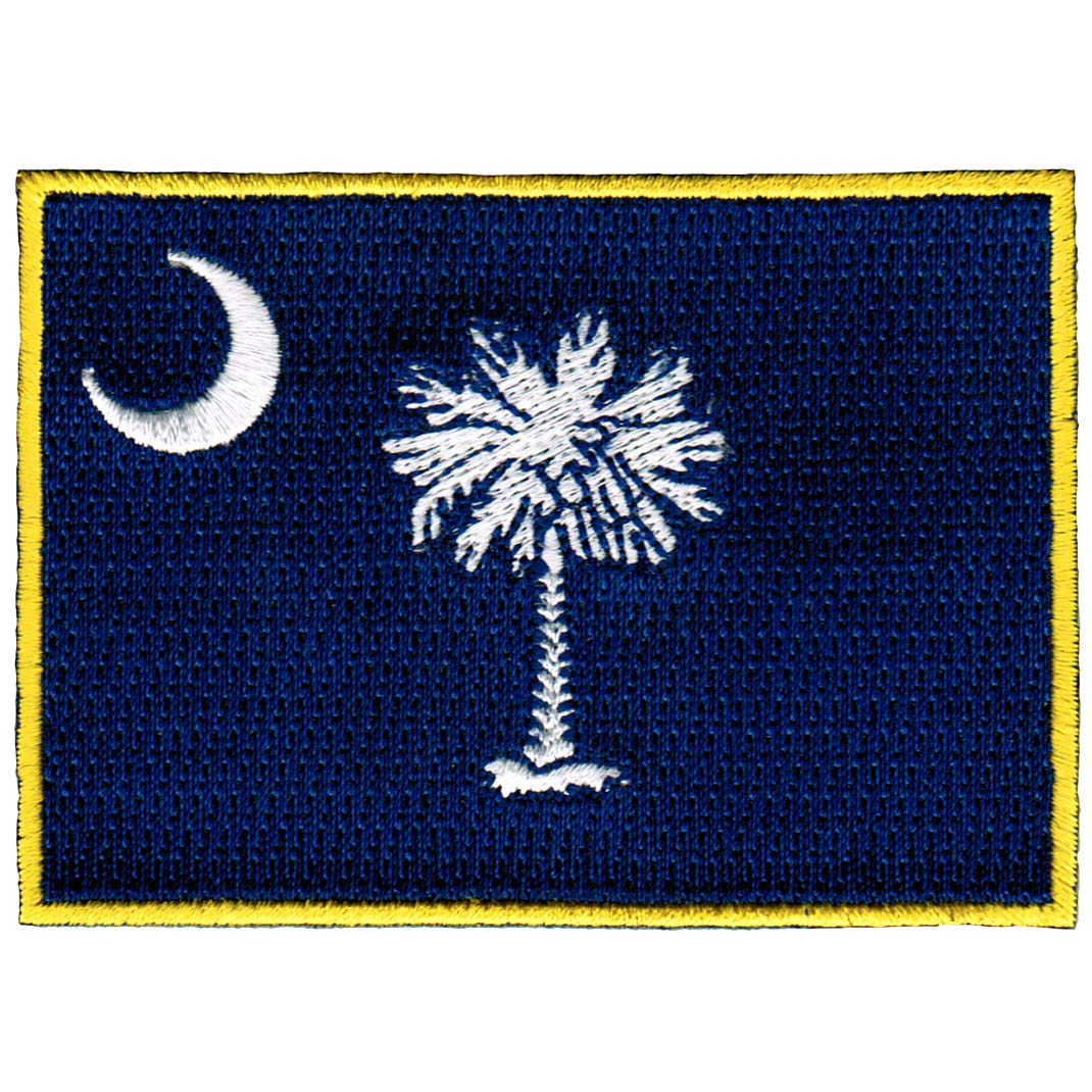 Amazon.com: South Carolina State Flag Embroidered Patch Iron-On SC ...
