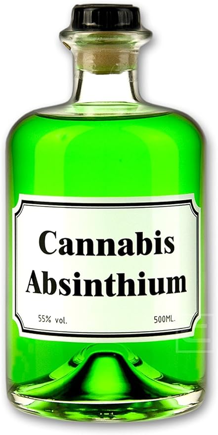 König Design Grüner Cannabis Absinth Absinthe mit Cannabis Aromen ...