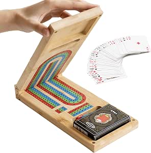 Strategic Folding Board Game - Interactive Family Game for Travel, Card ...