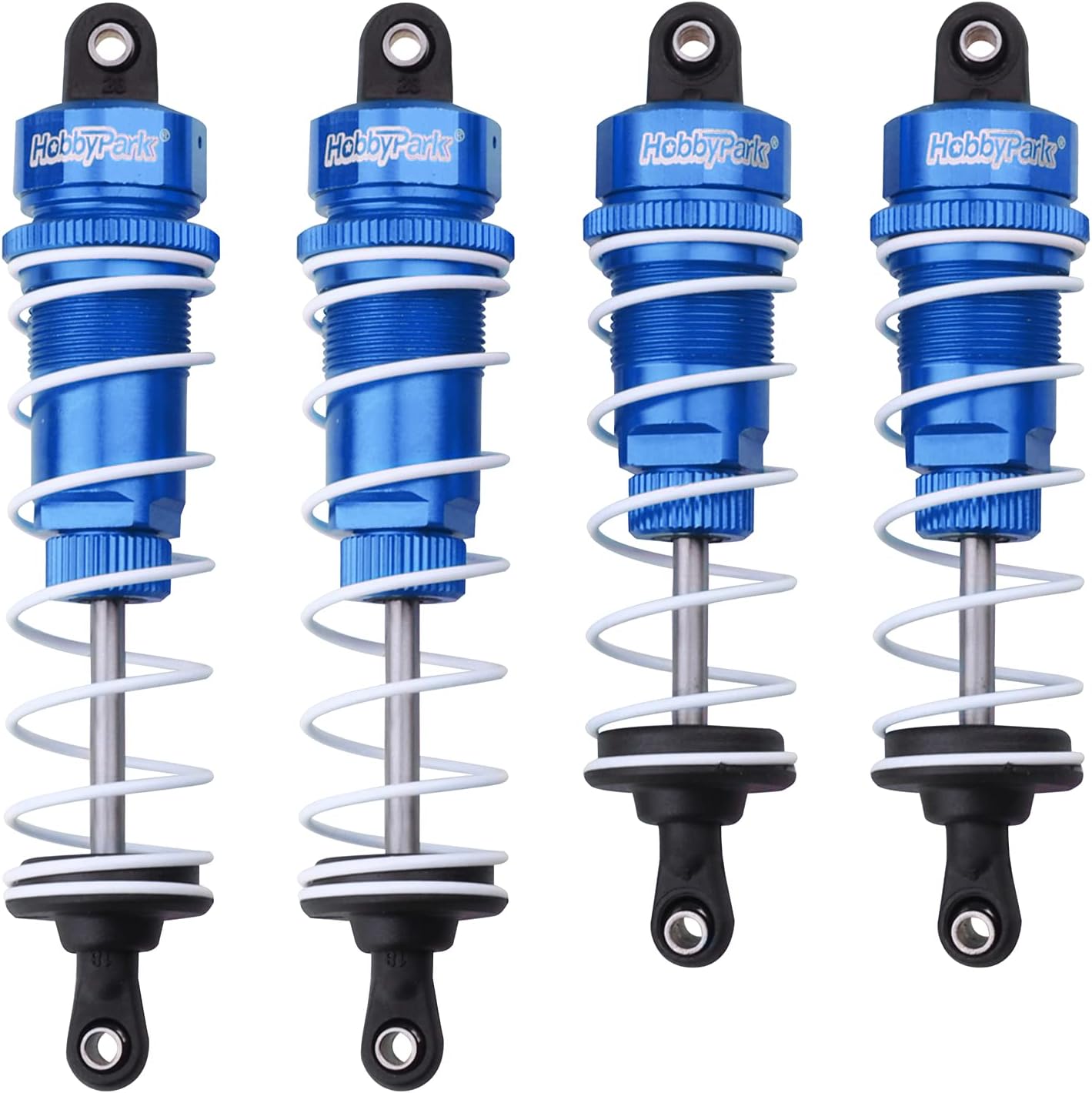 Amazon.com: HobbyPark 1/10 Scale RC Shocks Front & Rear Oil-Filled ...