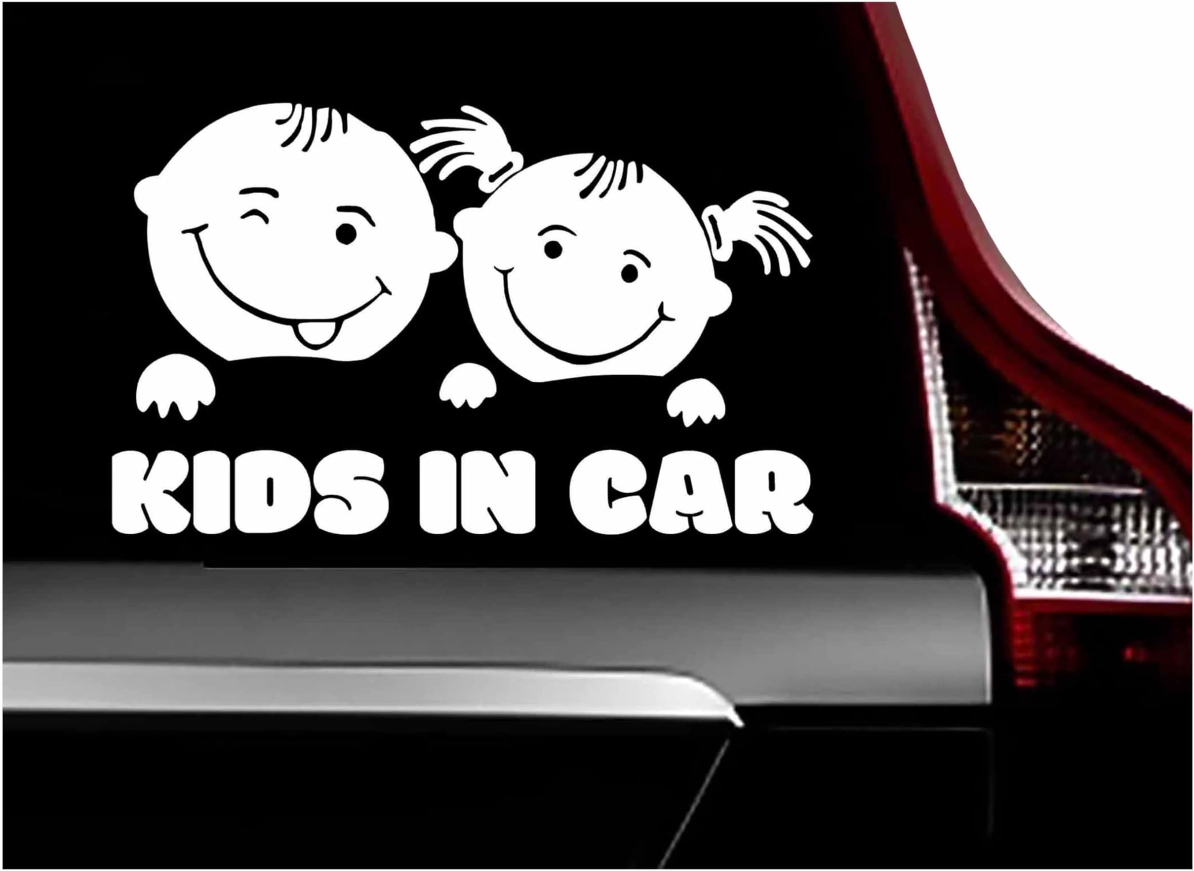 Amazon.com: Kids in Car Decal Baby in Car Sticker Baby on board car ...