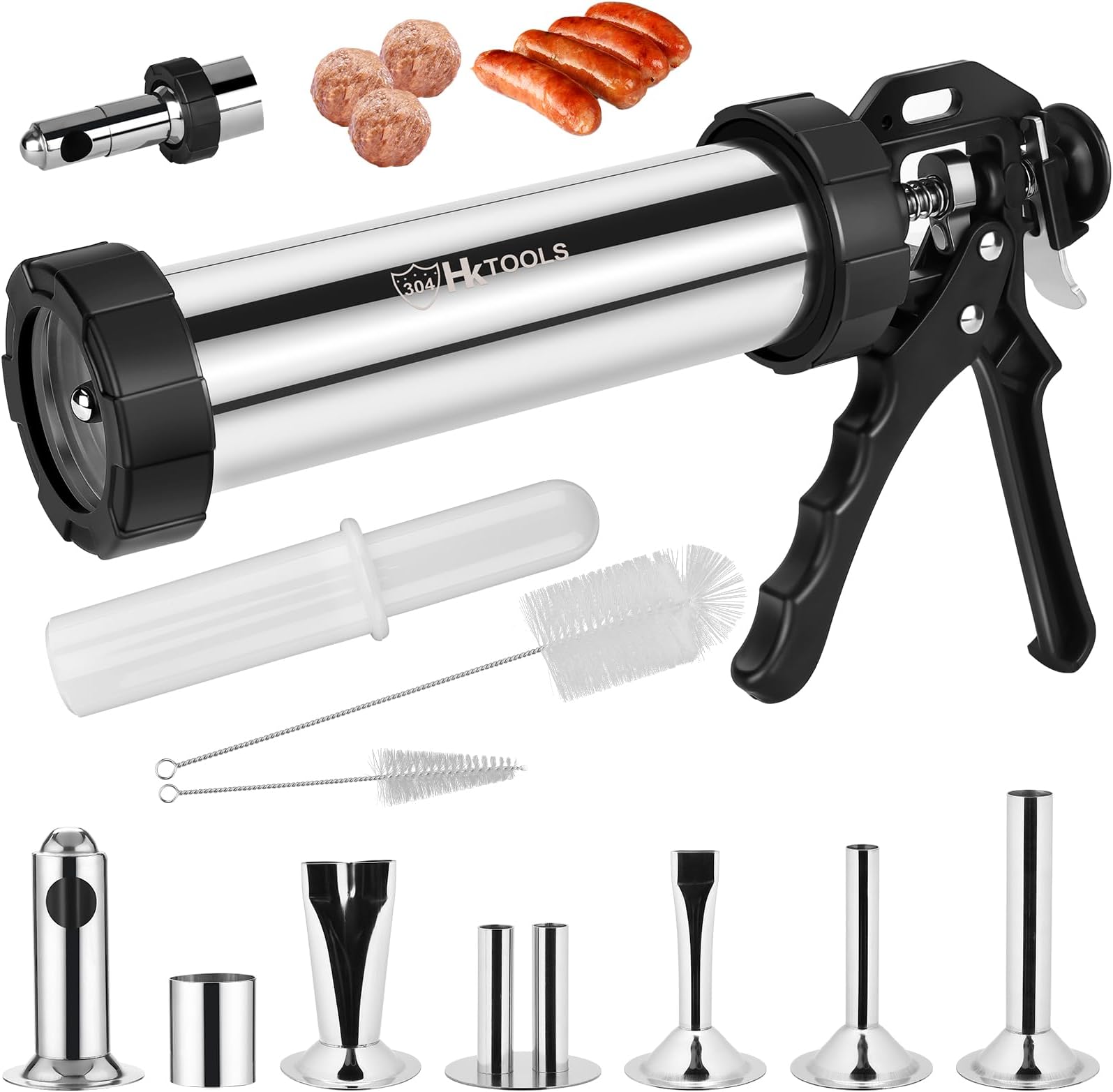 Amazon.com: Jangker Beef Jerky Gun Kit - 2lb Stainless Steel Meat Gun ...