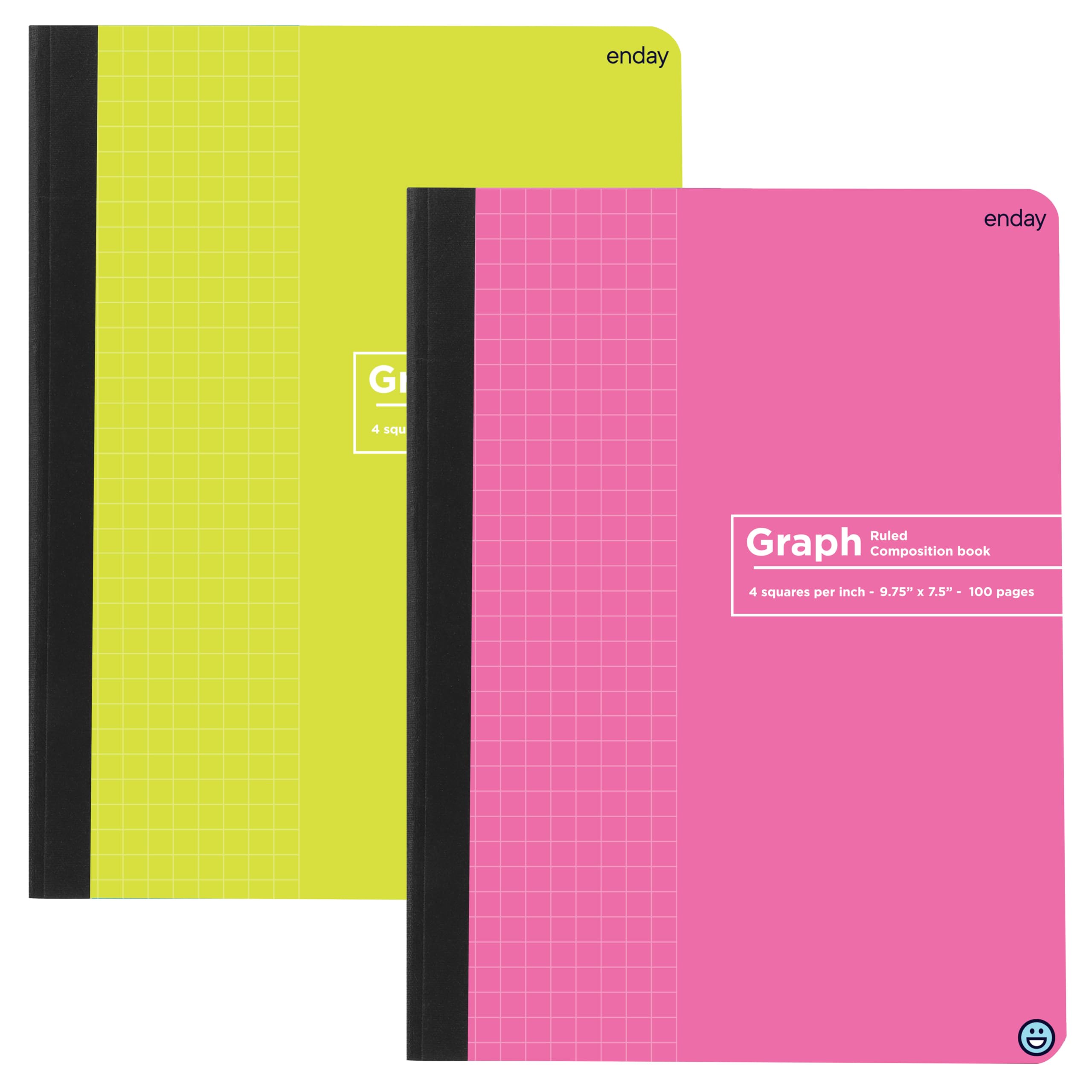 Snapklik.com : Enday Graph Paper Composition Notebook, Hard Cover ...