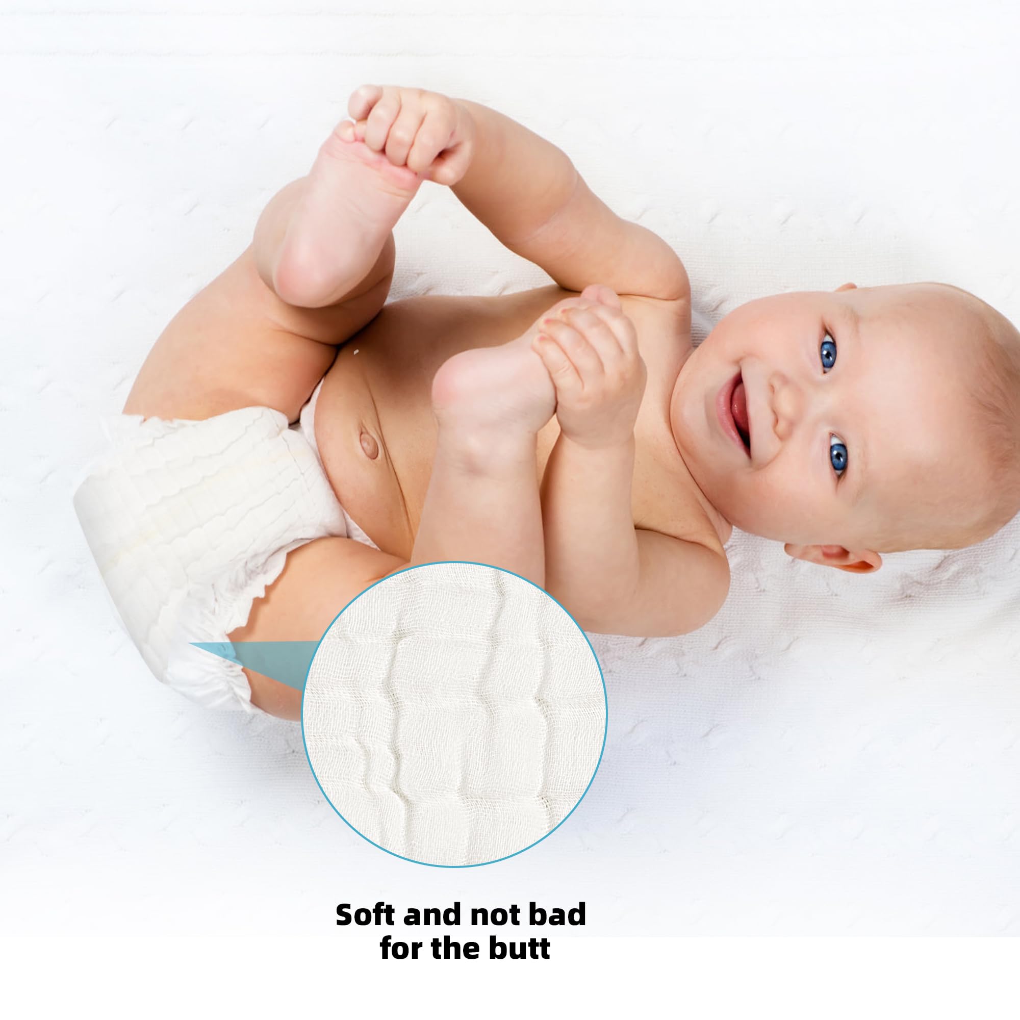 Snapklik.com : Max Shape 6 Pack Wearable Cotton Cloth Dipper Pants For ...